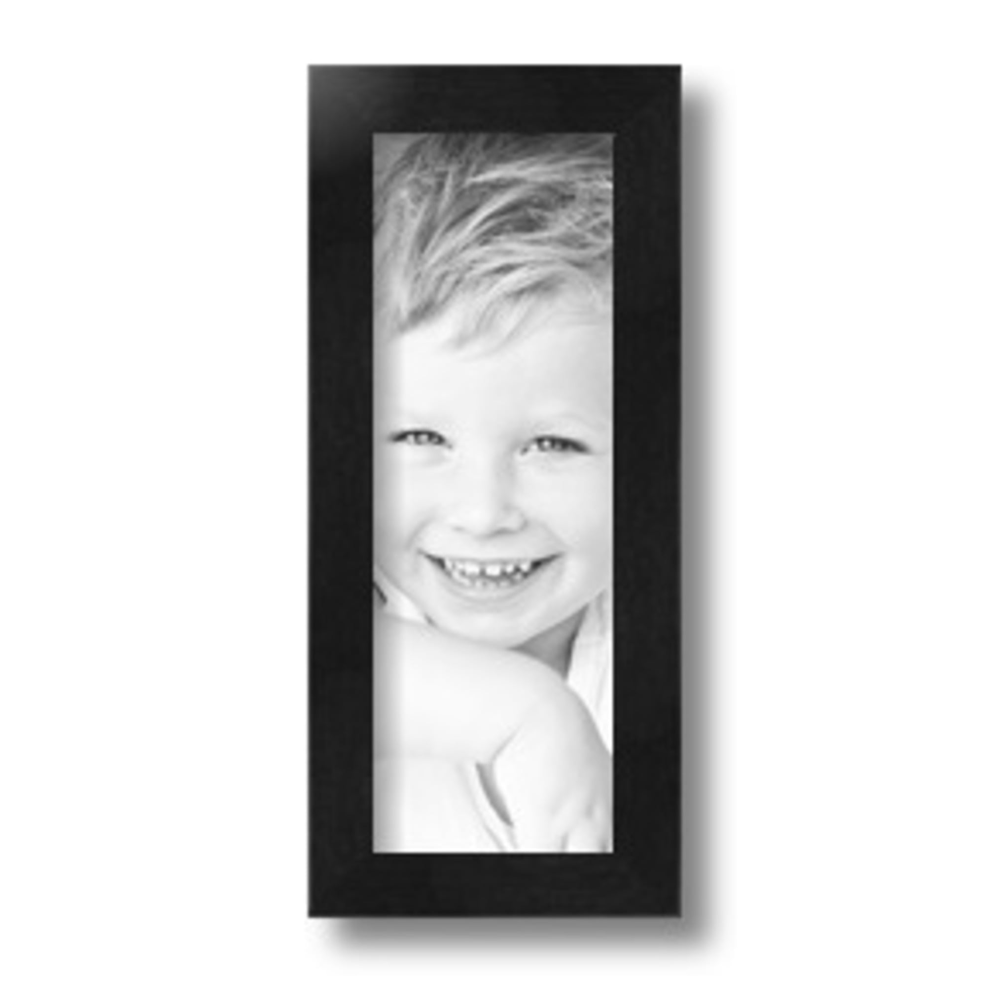 ArtToFrames 4x11" Black Picture Frame, Black Wood Poster Frame, with ...