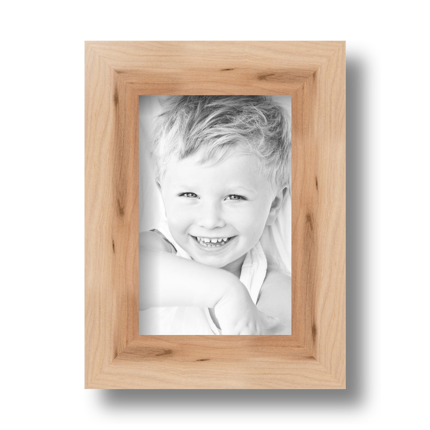 ArtToFrames 4x6 Inch Hickory Picture Frame, This Brown Wood Poster ...