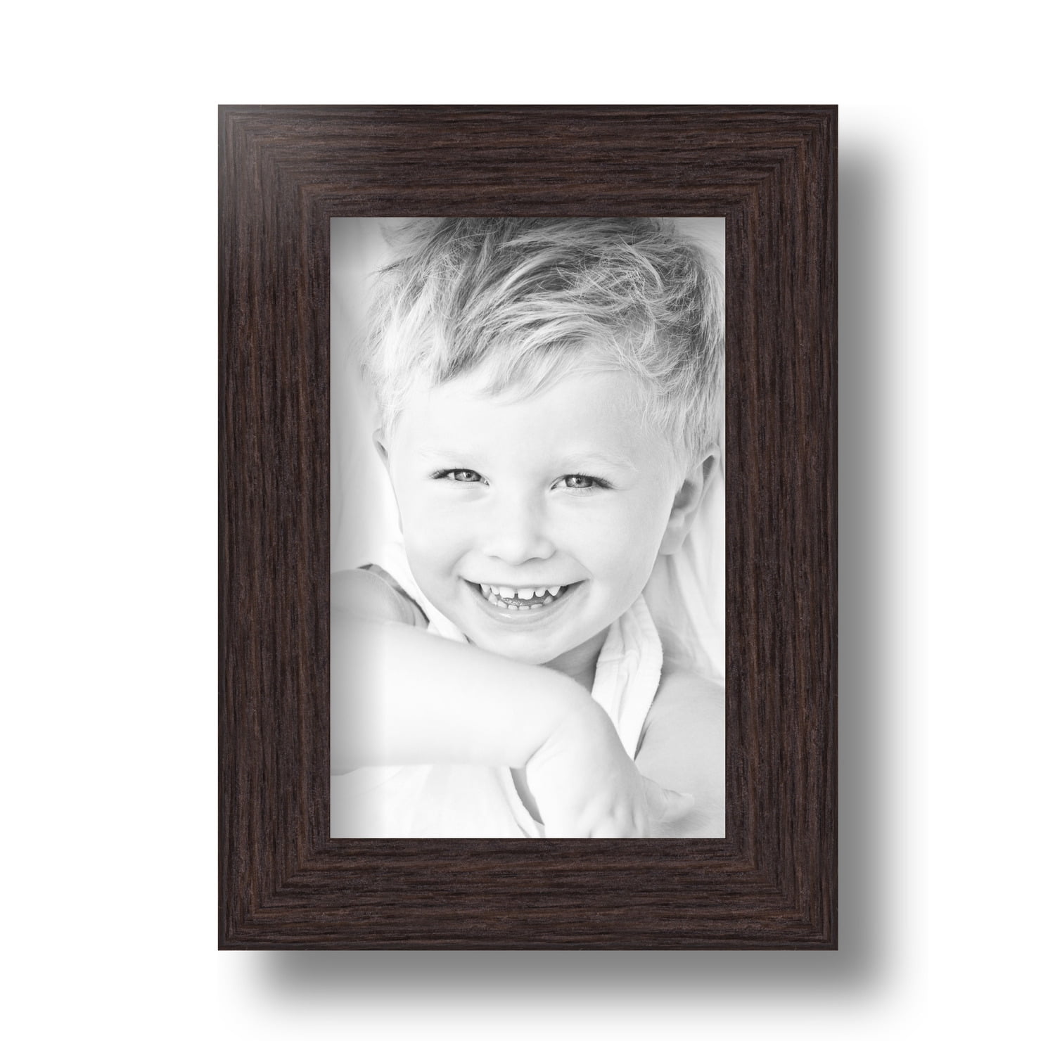 ArtToFrames 4x6 Inch Verlinga Brown Picture Frame, This Brown Wood ...