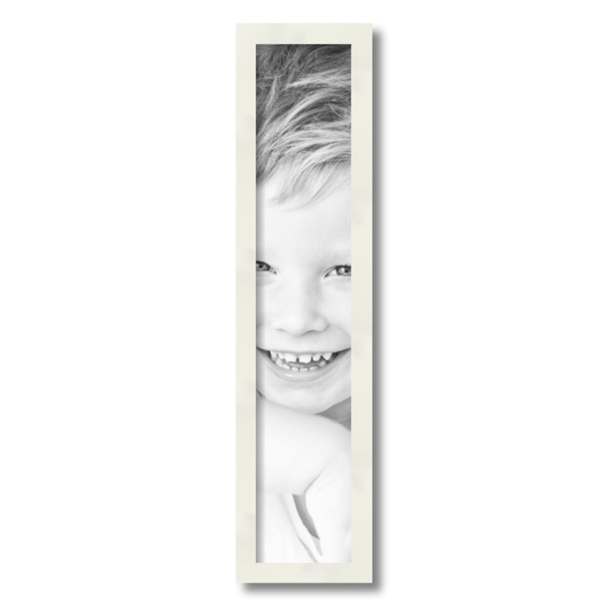ArtToFrames 5" x 25" White Picture Frame, 5x25 inch White Wood Poster ...