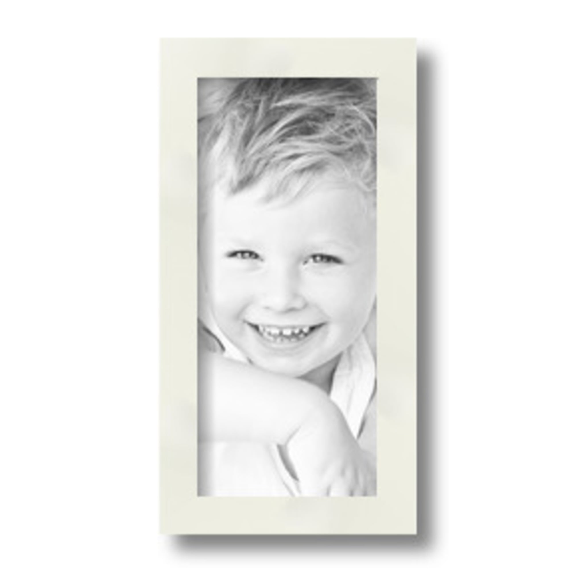 ArtToFrames 5x11" White Picture Frame, White Wood Poster Frame, with ...