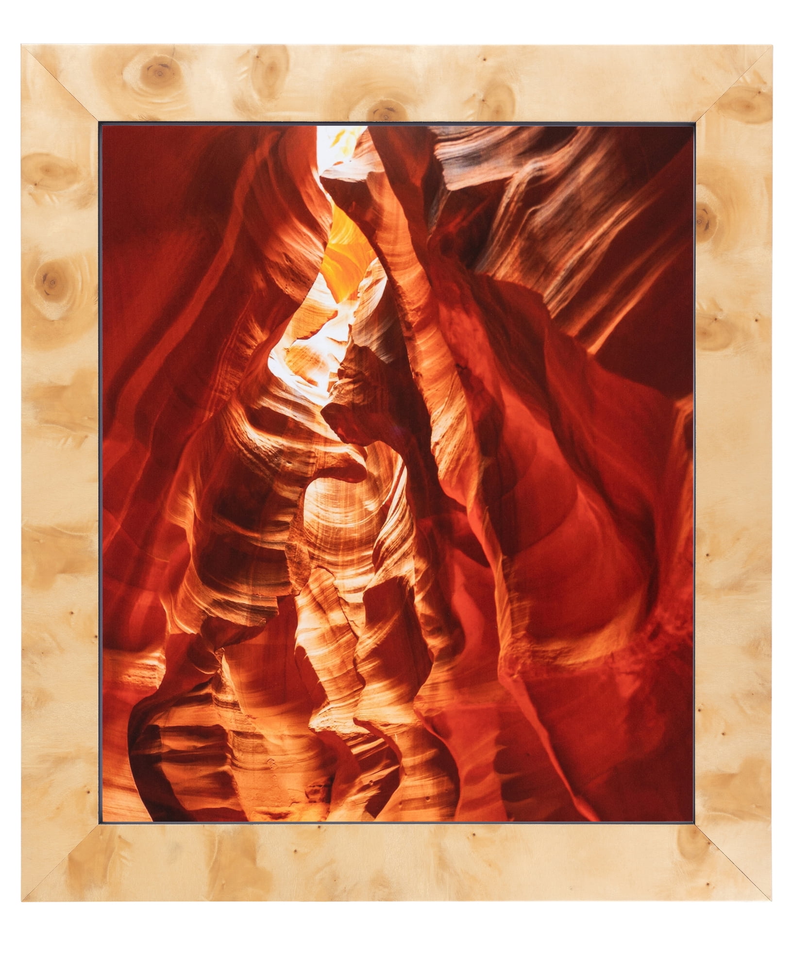 ArtToFrames 5x28" Maple Burl Veneer Picture Frame, Wood Poster Frame ...