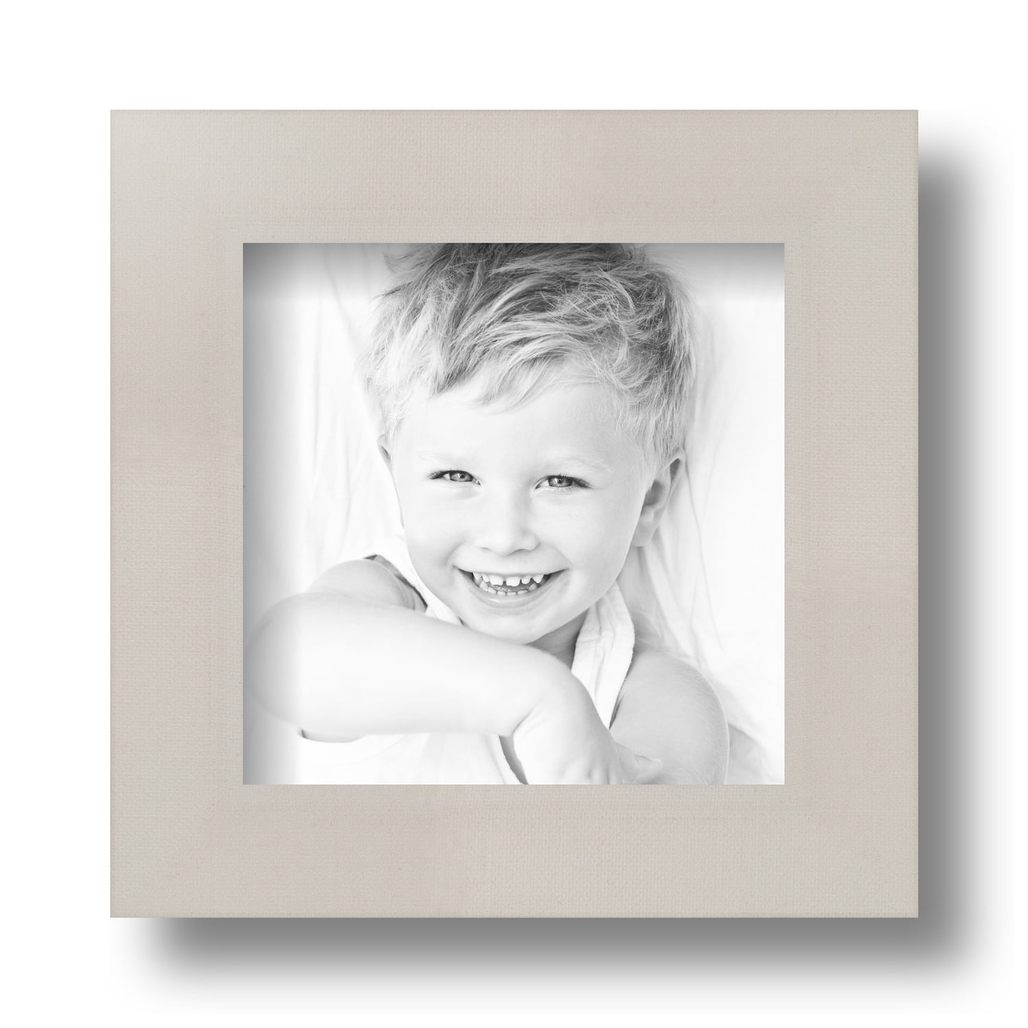 ArtToFrames 5x5 Inch Slanted Lip White Picture Frame, This White Wood ...