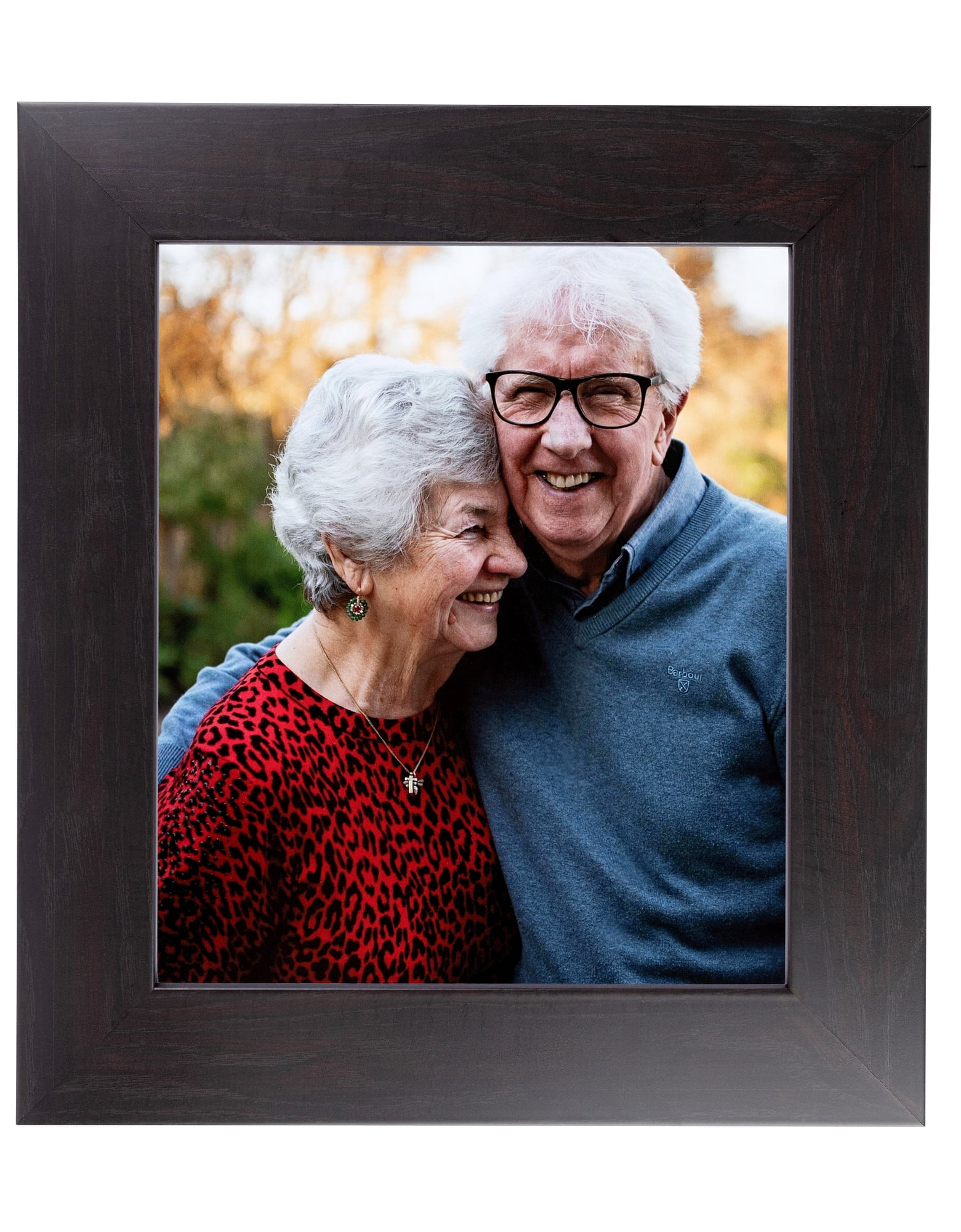 ArtToFrames 5x5" Wide Dark Walnut Picture Frame, Brown Wood Poster ...