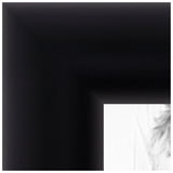 ArtToFrames 6" x 10" Satin Black Bull Nose Picture Frame, 6x10 inch ...