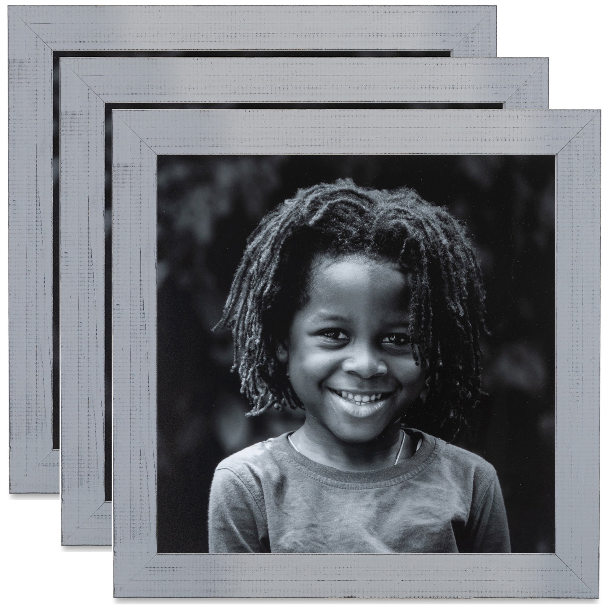 ArtToFrames 6" x 9" Grey Picture Frame, 6x9 inch Gray Wood Poster Frame ...