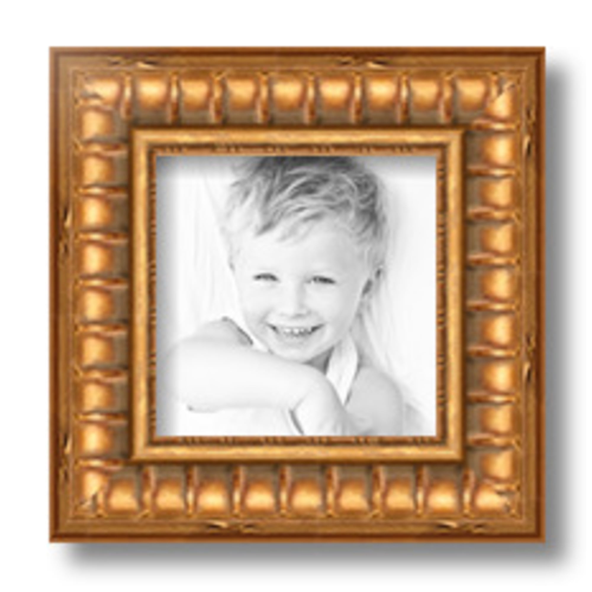 ArtToFrames 6x6" Gold Picture Frame, Gold Wood Poster Frame, with ...