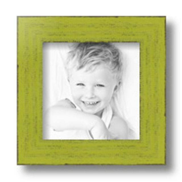 ArtToFrames 6x6" Modern Green Picture Frame, Green Wood Poster Frame ...