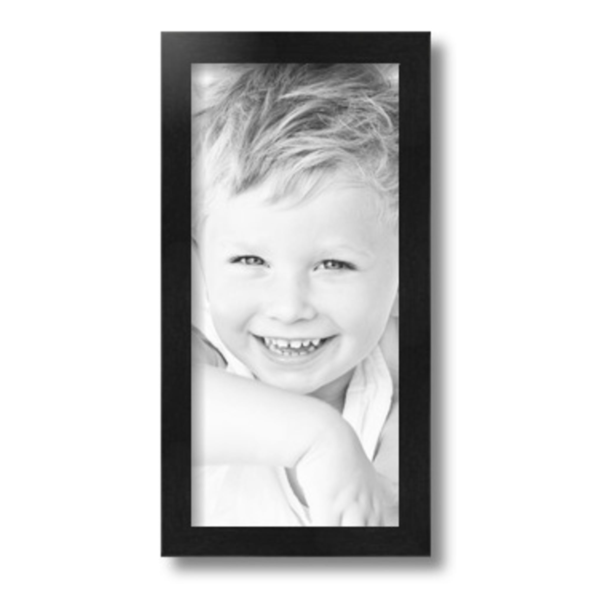 ArtToFrames 7x15 inch Black Picture Frame, Black 7" x 15" Wood Poster ...
