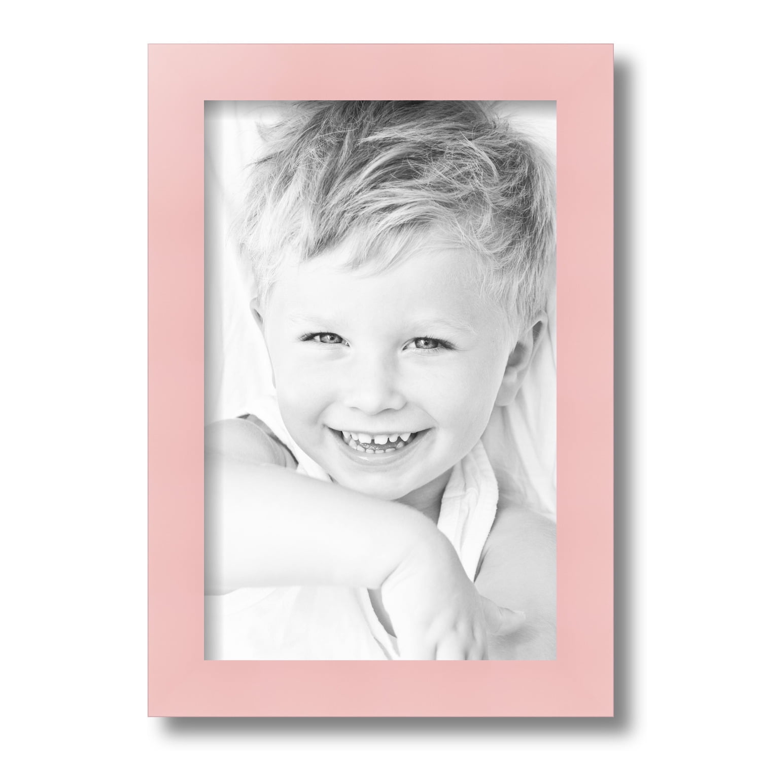 ArtToFrames 8.5x14" Pink Picture Frame, Pink Wood Poster Frame, with ...