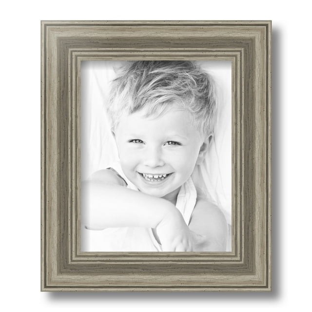 ArtToFrames 8" x 10" Silver Picture Frame, 8x10 inch Silver MDF Poster ...