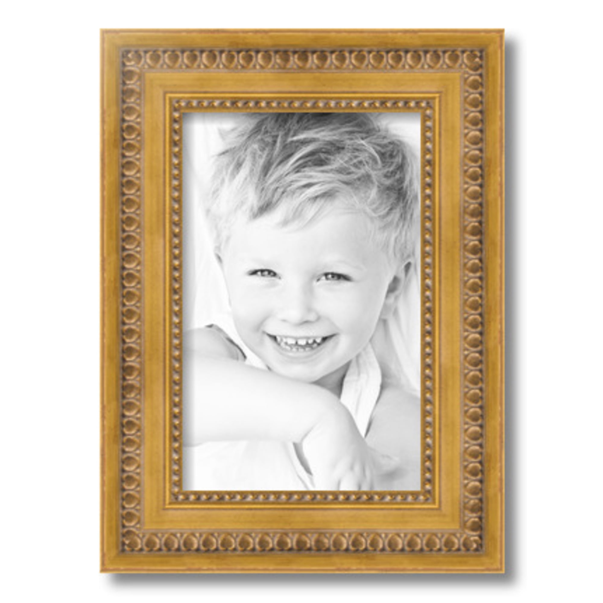 ArtToFrames 8" x 14" Gold Picture Frame, 8.5x14 inch Gold Wood Poster ...