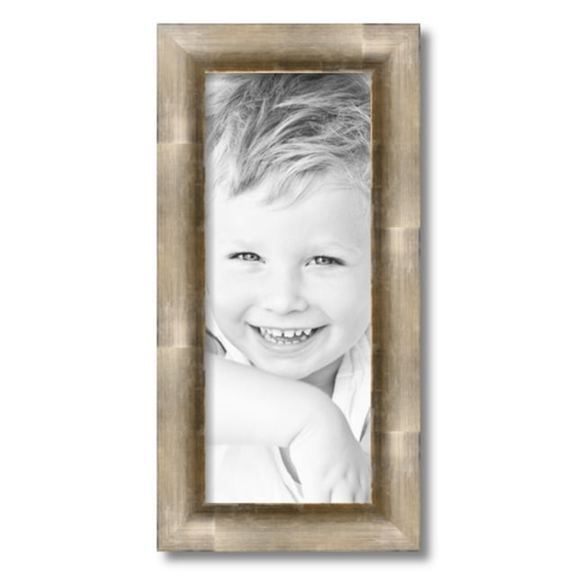 ArtToFrames 8" x 20" Antique Silver Picture Frame, 8x20 inch Silver ...