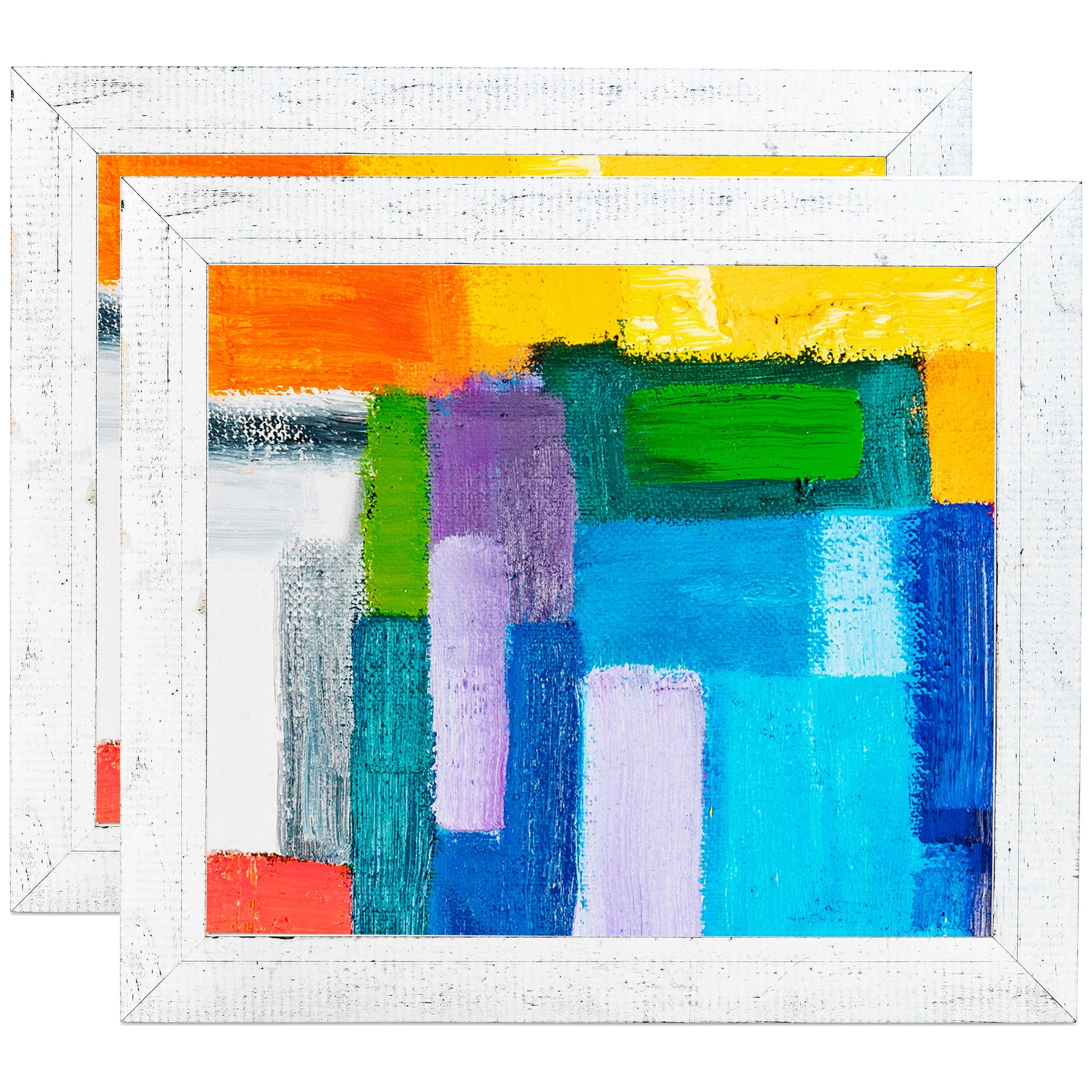 ArtToFrames 8" x 36" White Picture Frame, 8x36 inch White Wood Poster ...