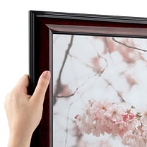 ArtToFrames 27x27 inch Honors Mahogany with Black Picture Frame, Brown ...