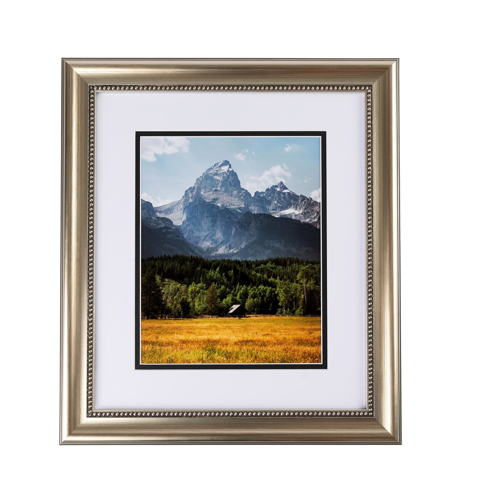 ArtToFrames 8x8" Silver Picture Frame, Silver Wood Poster Frame, with ...