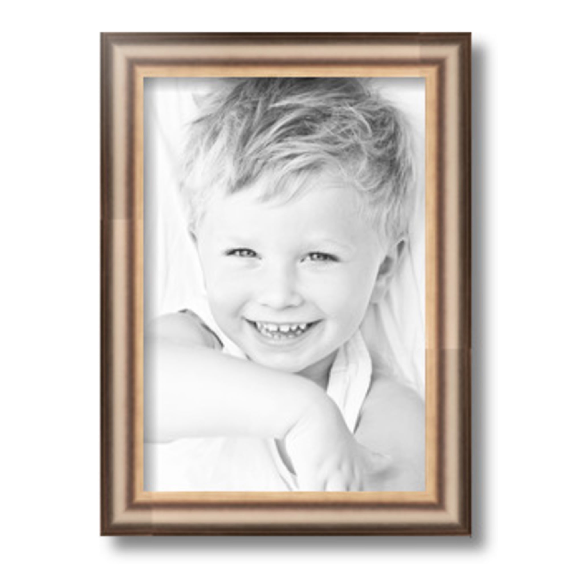 ArtToFrames 9" x 13" Anique Silver Picture Frame, 9x13 inch Silver Wood ...