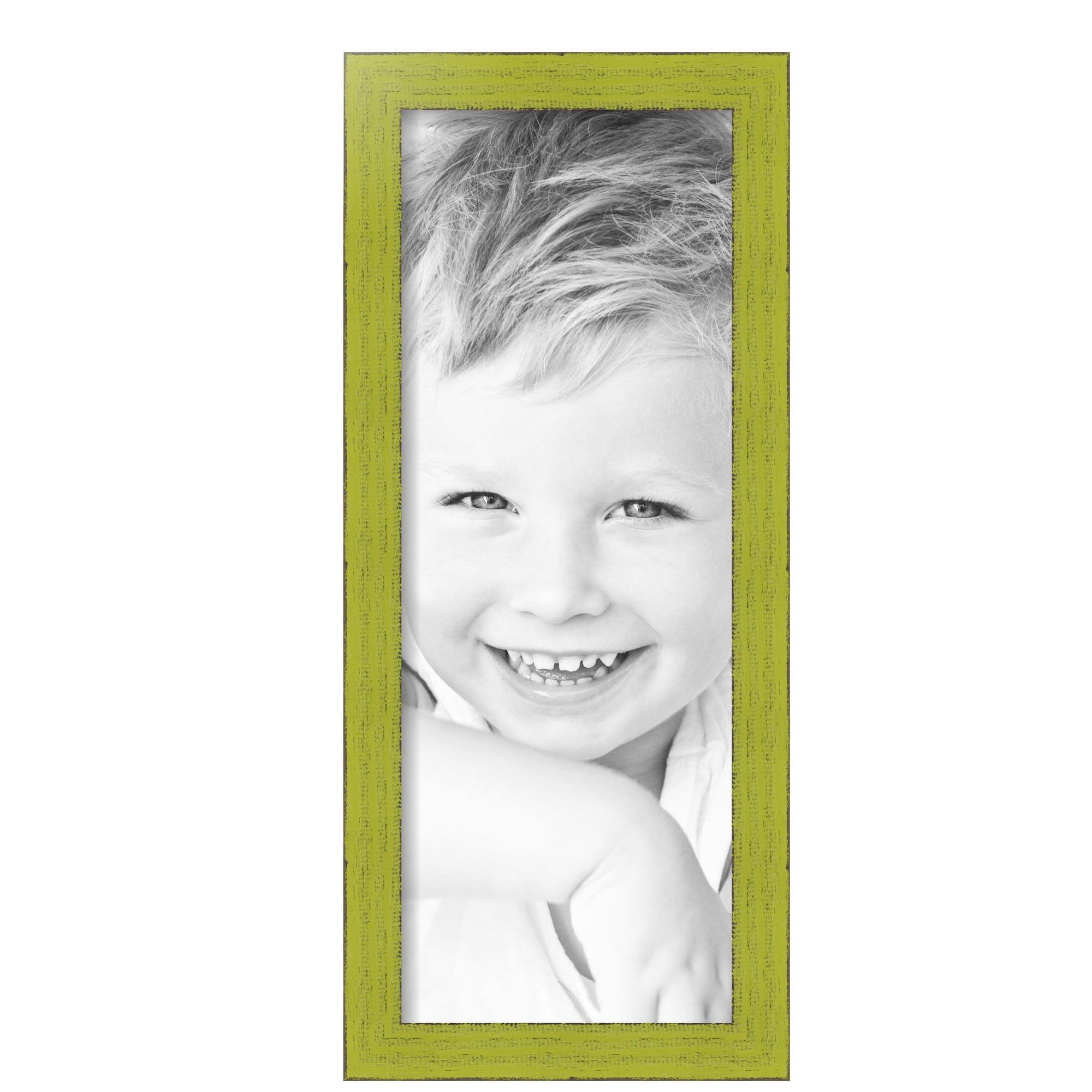 ArtToFrames 9" x 24" Modern Green Picture Frame, 9x24 inch Green Wood ...