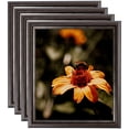 ArtToFrames 9" x 9" Grey and Black Picture Frame, 9x9 inch Gray MDF ...