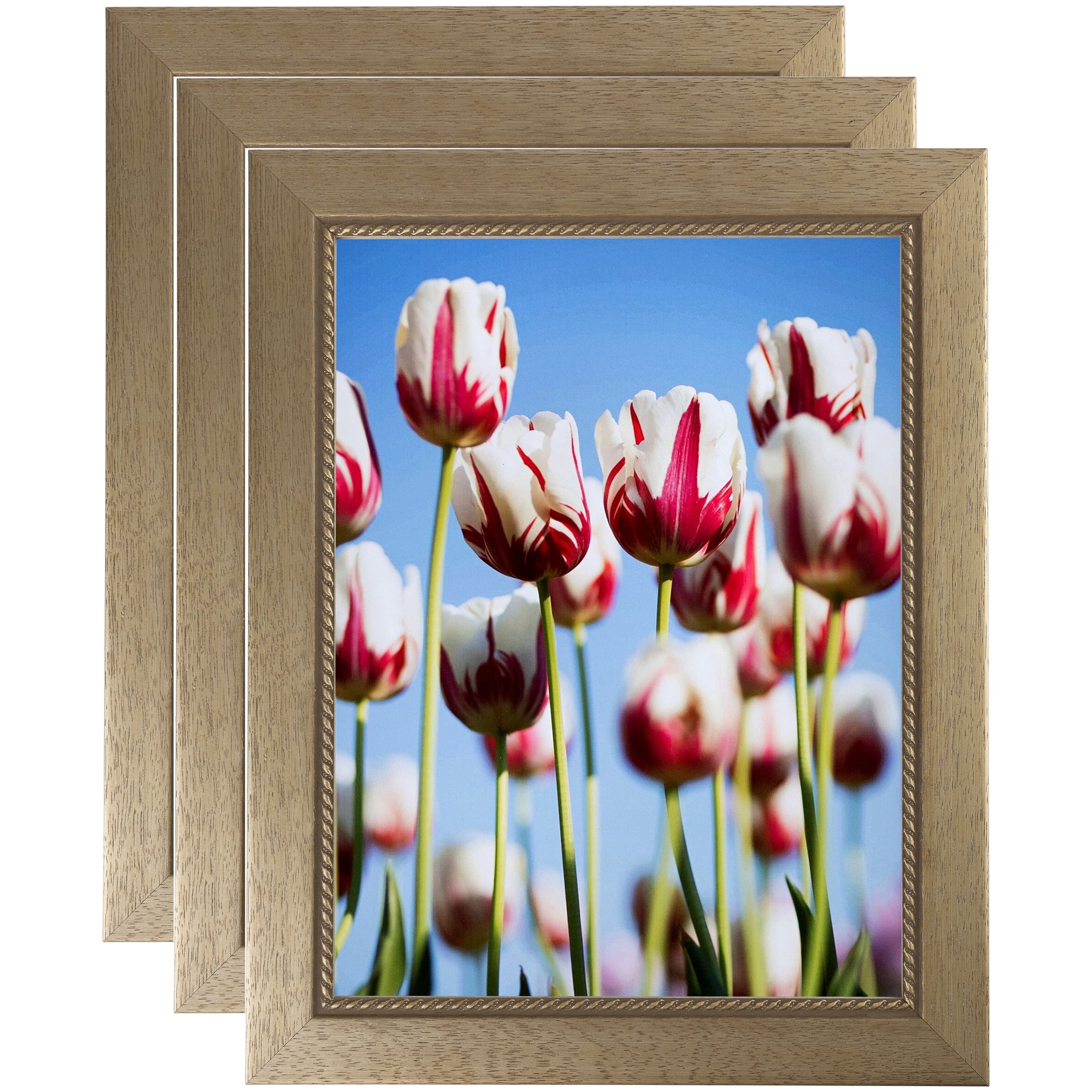 ArtToFrames 9" x 9" Metallic Gold with Ornate Detail Picture Frame, 9x9 ...