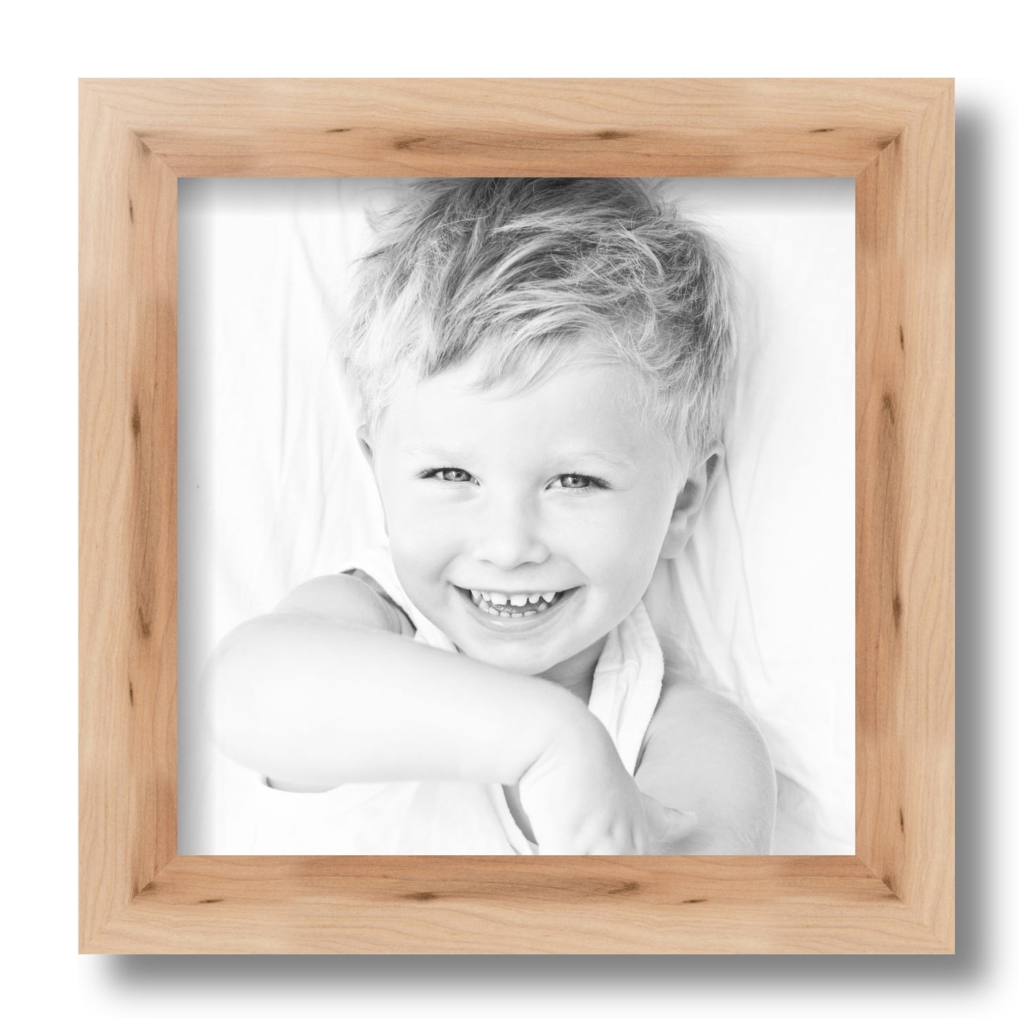 ArtToFrames 9x9 Inch Hickory Picture Frame, This Brown Wood Poster ...