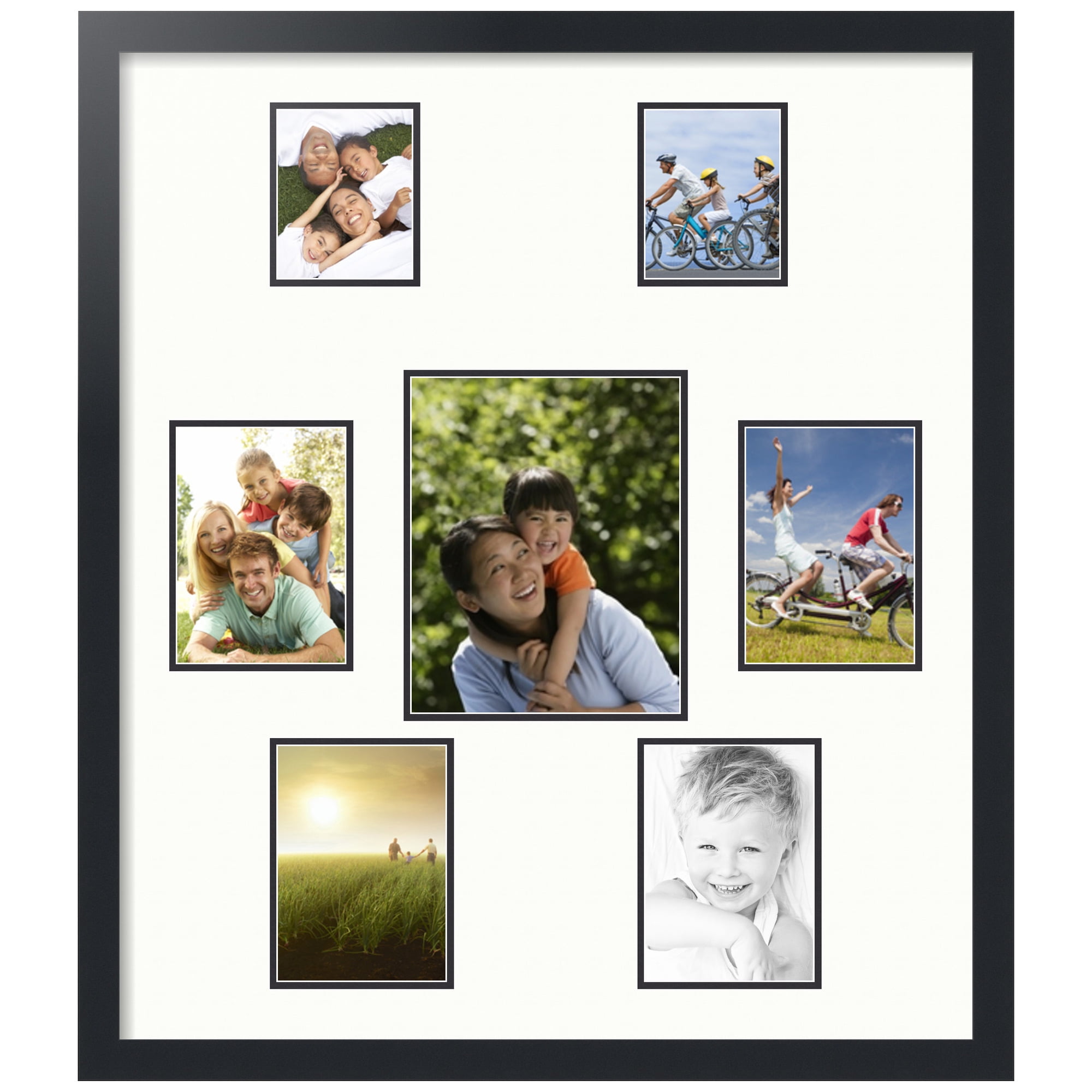 ArtToFrames Collage Photo Picture Frame with 1 - 8x10 and 2 - 4x5 and 4 ...