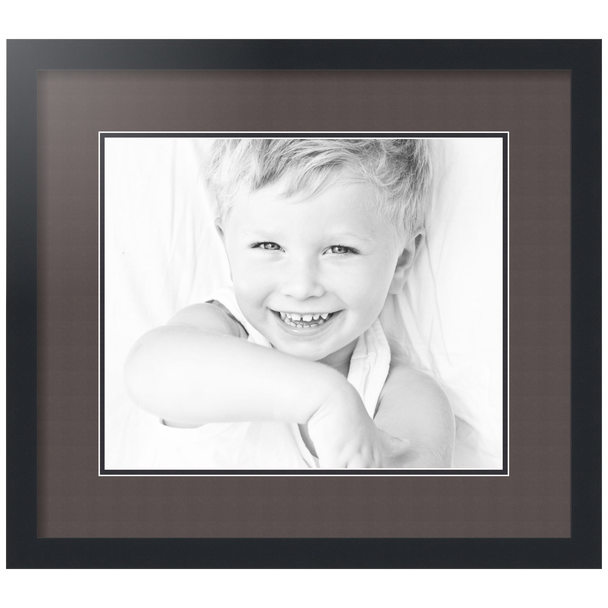 ArtToFrames Collage Photo Picture Frame with 1 - 13.13x15.75" Openings, Framed in Black with ...