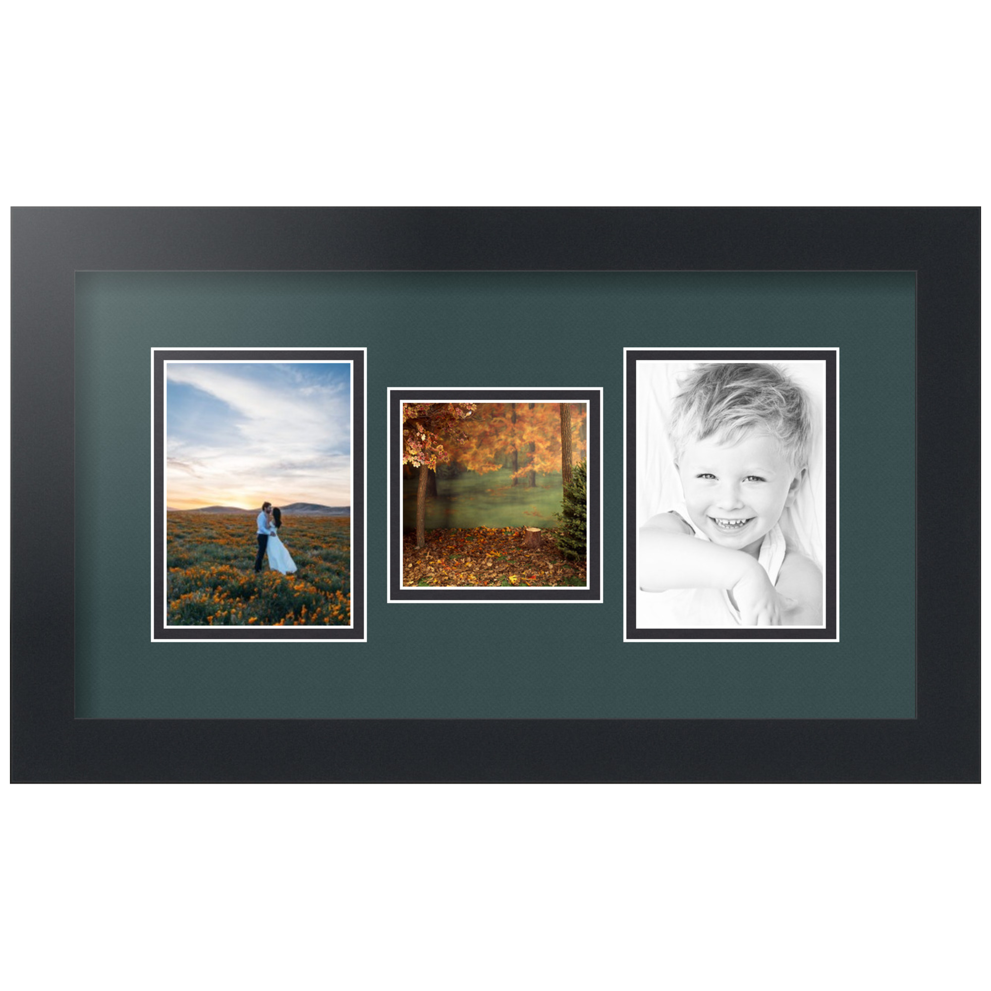 ArtToFrames Collage Photo Picture Frame with 1 - 3.5x3.5 and 2 - 3.5x5 ...