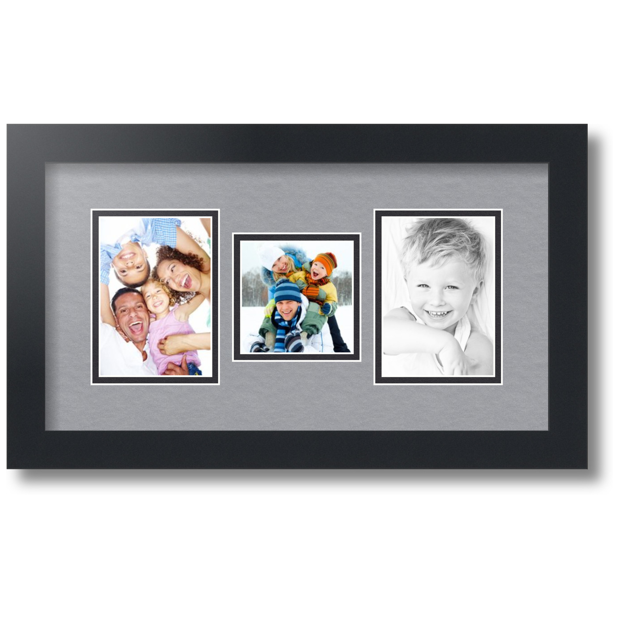 ArtToFrames Collage Photo Picture Frame with 1 - 3.5x3.5 and 2 - 3.5x5 ...