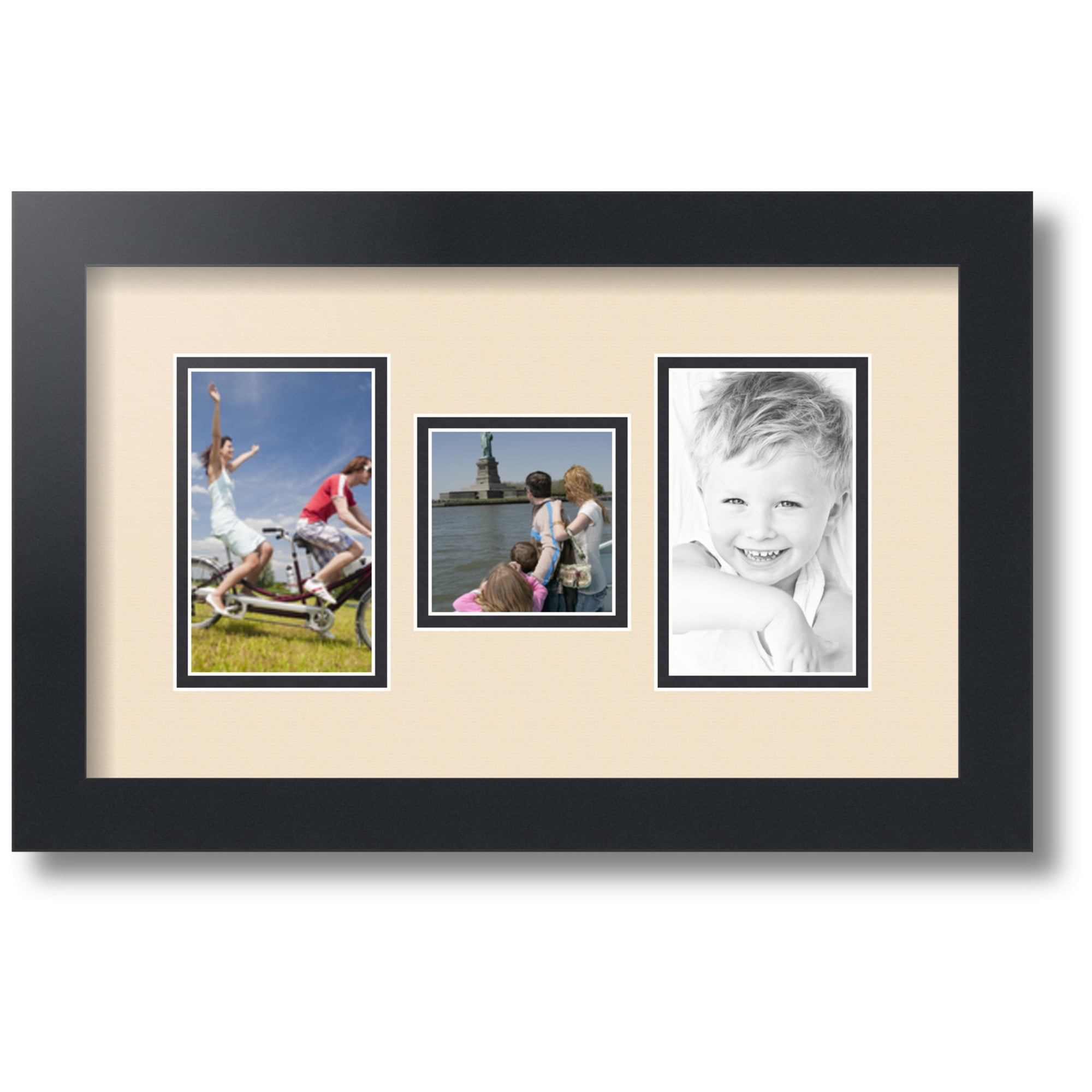 ArtToFrames Collage Photo Picture Frame with 1 - 3x3 and 2 - 3x5 ...