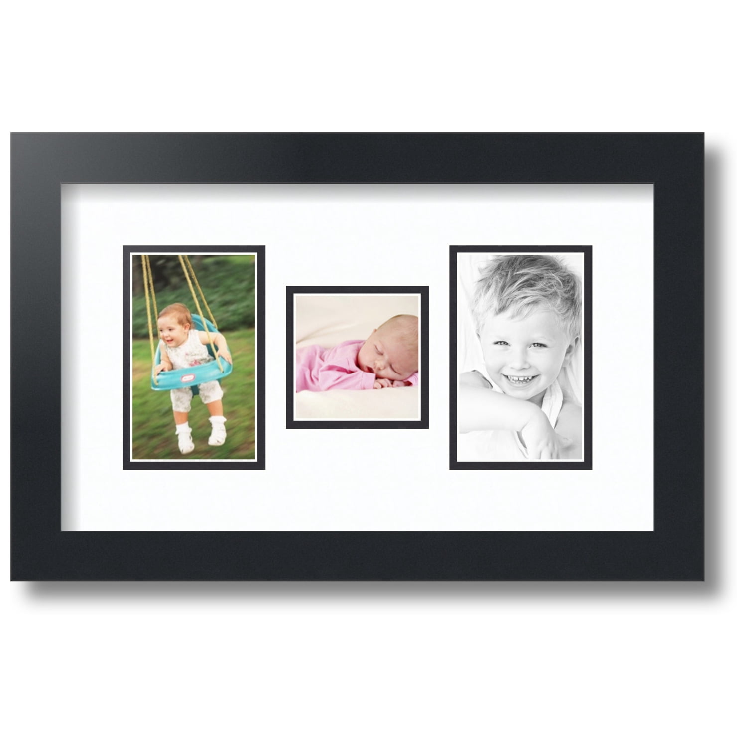 ArtToFrames Collage Photo Picture Frame with 1 - 3x3 and 2 - 3x5 ...