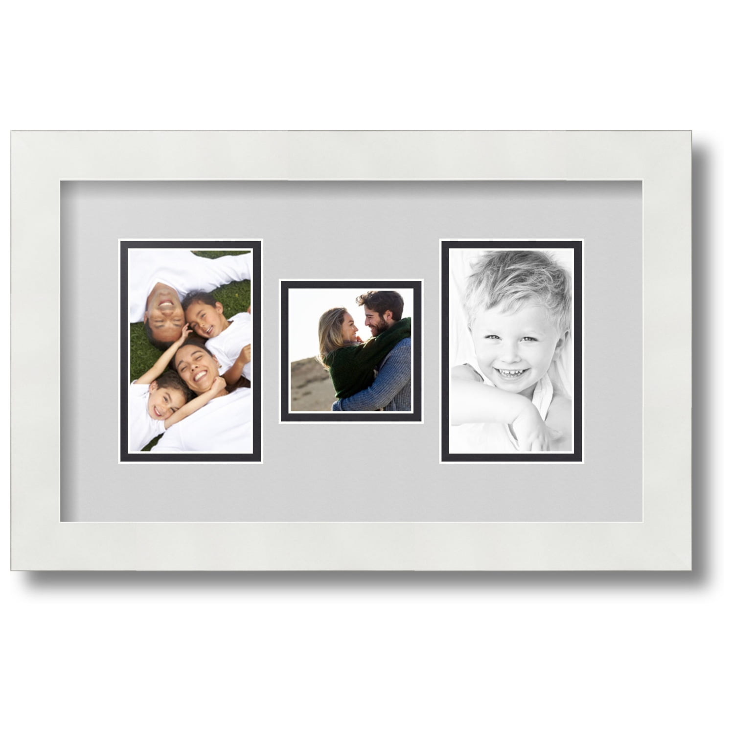 ArtToFrames Collage Photo Picture Frame with 1 - 3x3 and 2 - 3x5 ...