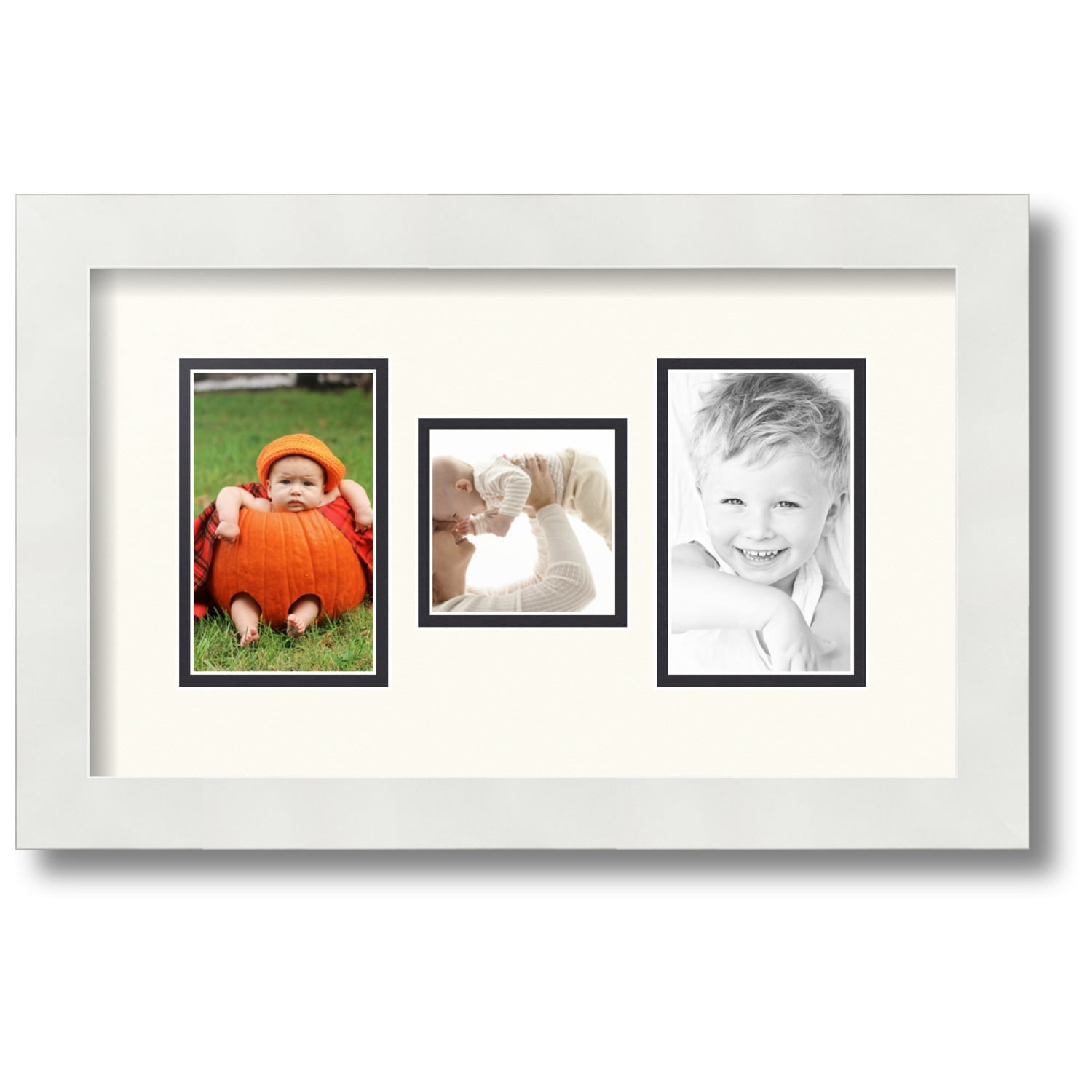 ArtToFrames Collage Photo Picture Frame with 1 - 3x3 and 2 - 3x5 ...