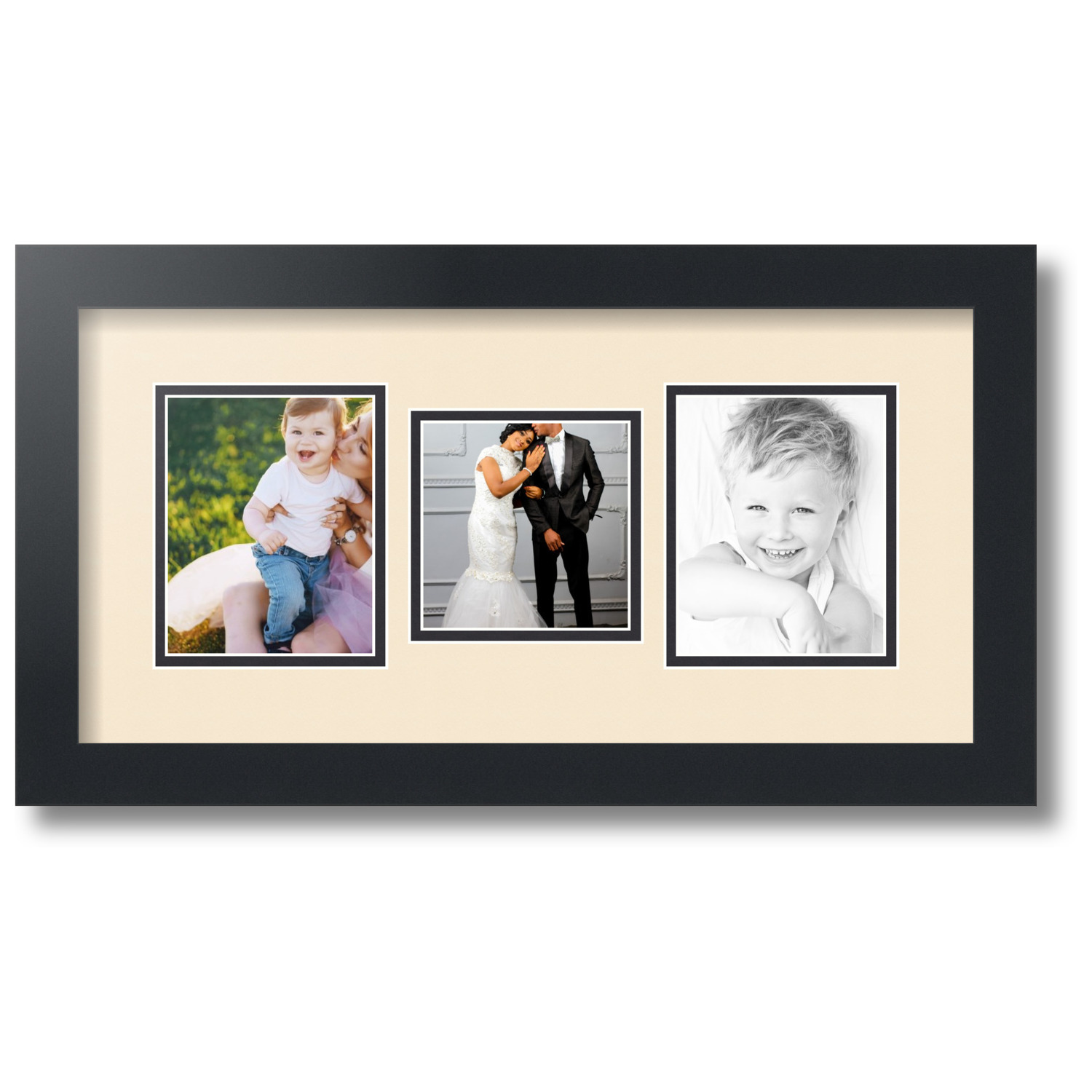 ArtToFrames Collage Photo Picture Frame with 1 - 4x4 and 2 - 4x5 ...