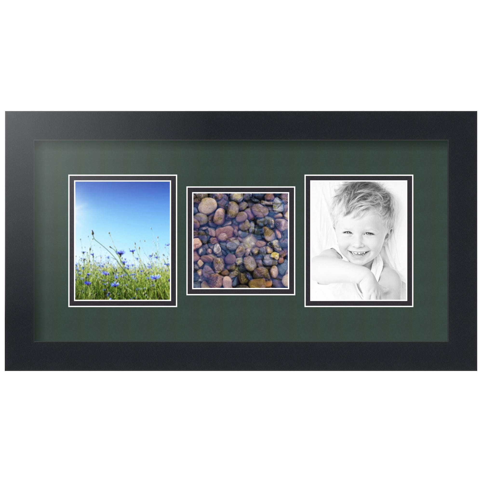 ArtToFrames Collage Photo Picture Frame with 1 - 4x4 and 2 - 4x5 ...