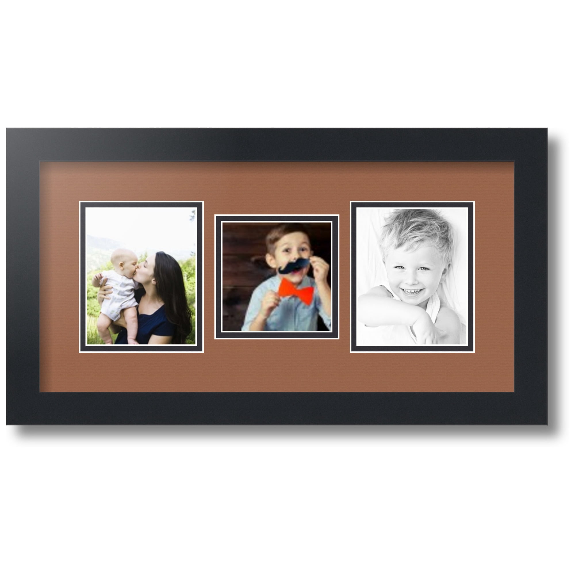 ArtToFrames Collage Photo Picture Frame with 1 - 4x4 and 2 - 4x5 ...