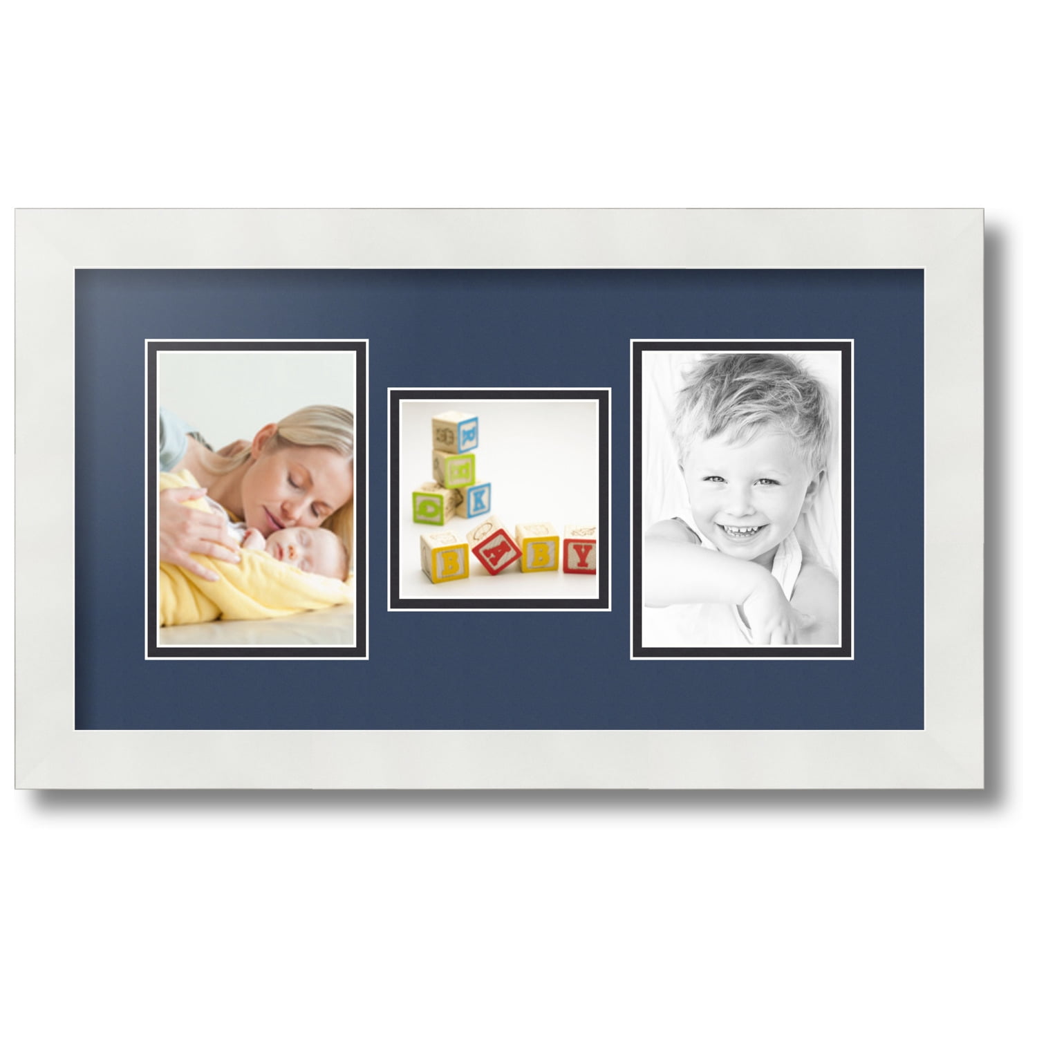 ArtToFrames Collage Photo Picture Frame with 1 - 4x4 and 2 - 4x6 ...