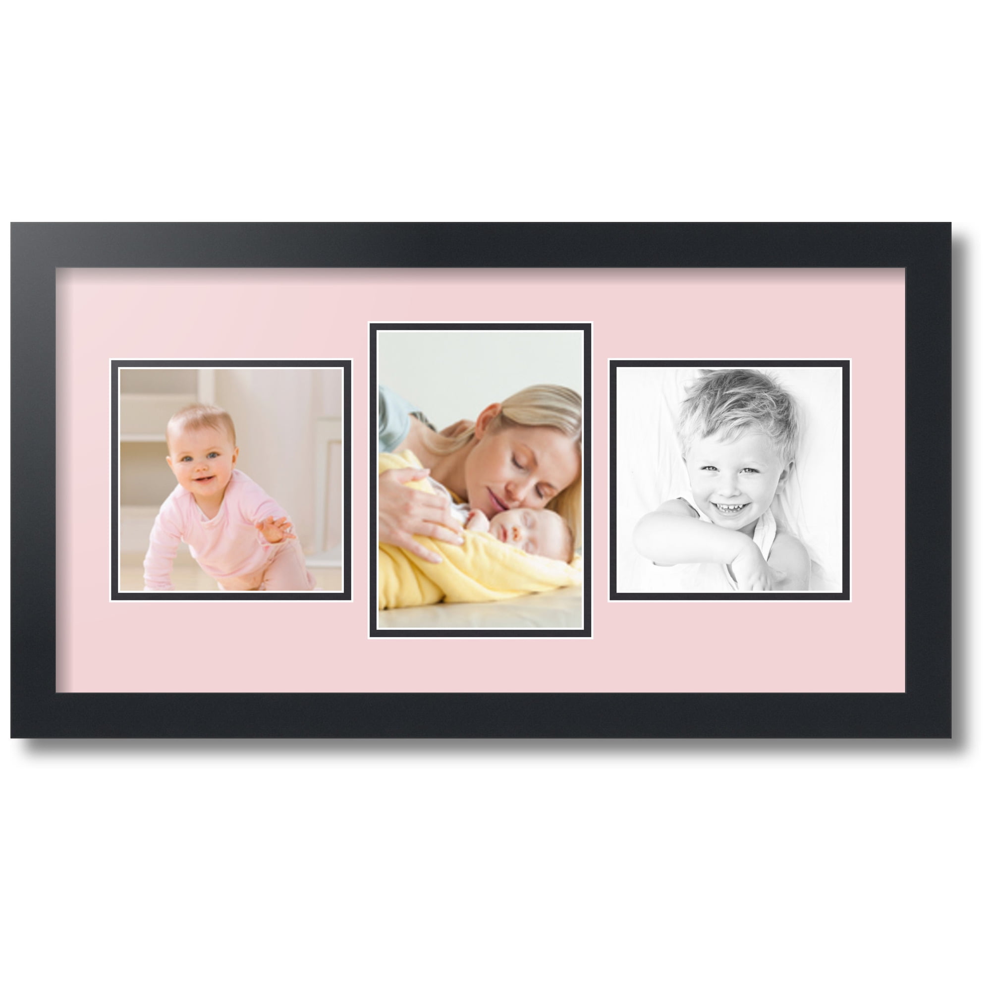 ArtToFrames Collage Photo Picture Frame with 1 - 5.5x8 and 2 - 6x6 ...