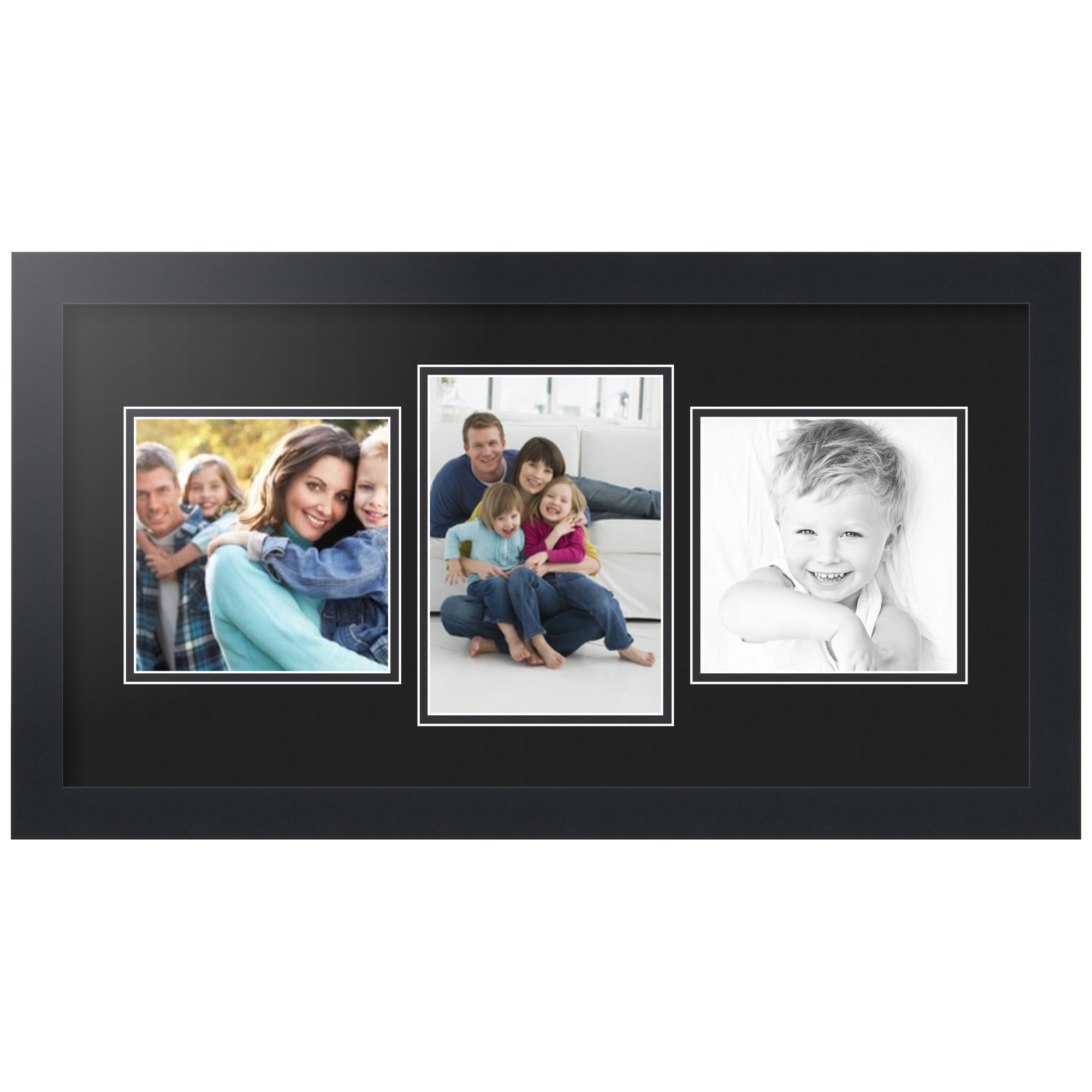 ArtToFrames Collage Photo Picture Frame with 1 - 5.5x8 and 2 - 6x6 ...
