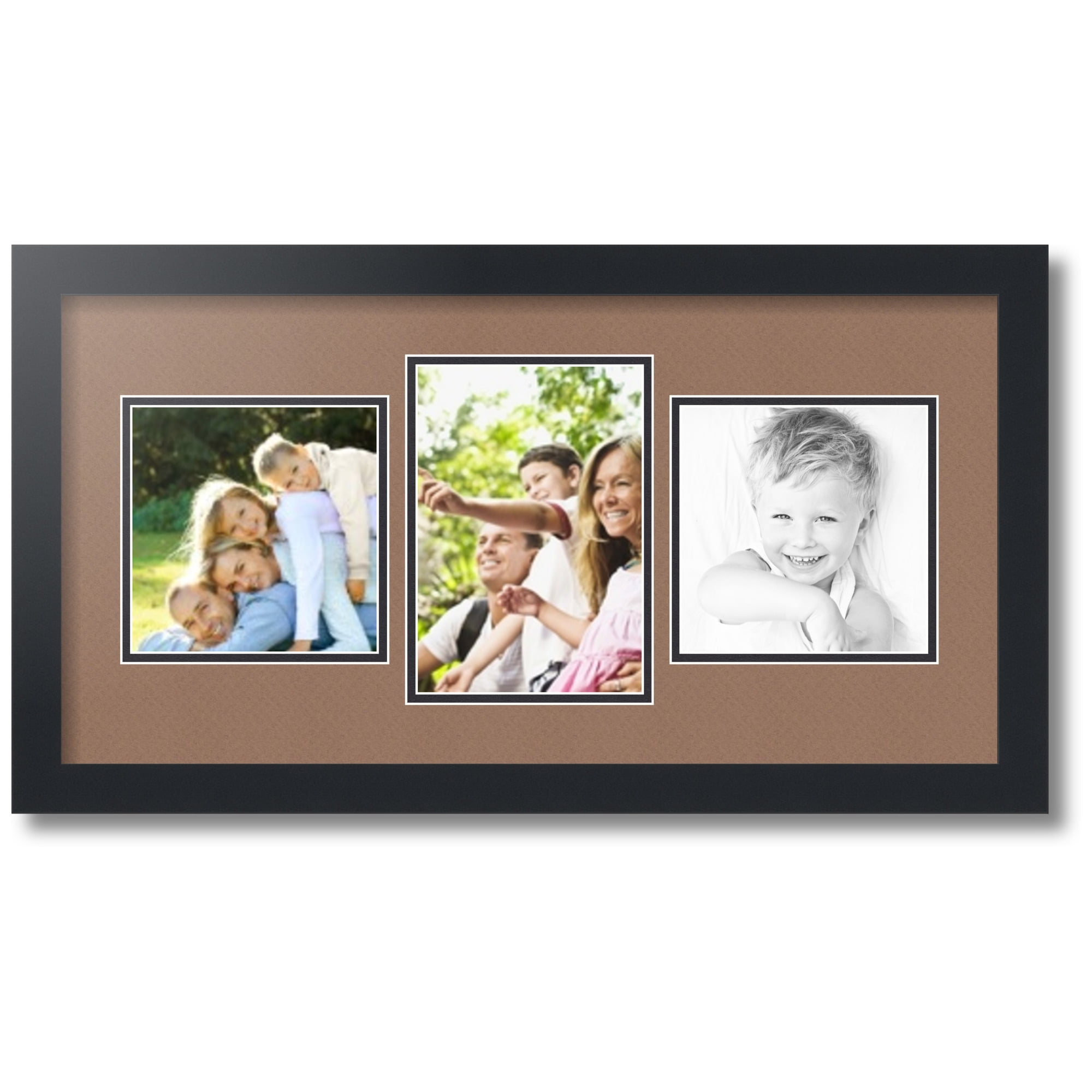 ArtToFrames Collage Photo Picture Frame with 1 - 5.5x8 and 2 - 6x6 ...