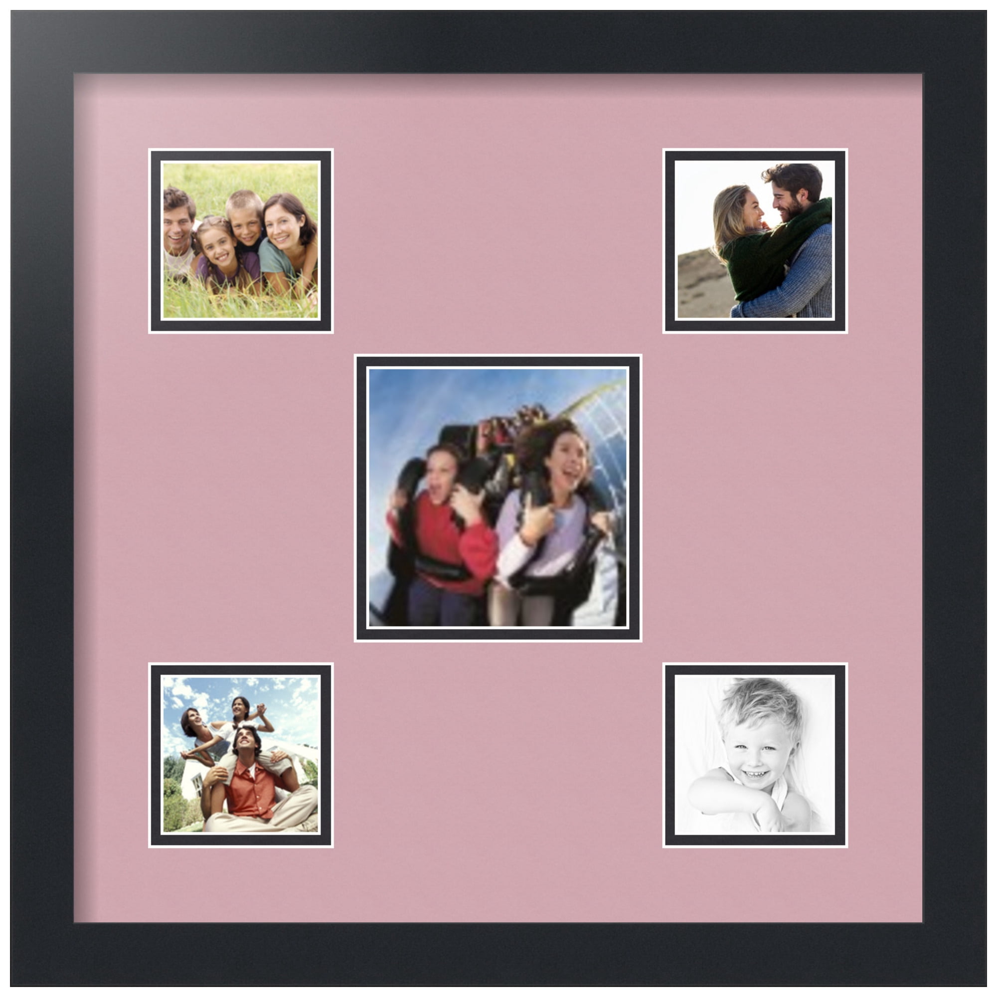 ArtToFrames Collage Photo Picture Frame with 1 - 5x5 and 4 - 3x3 ...