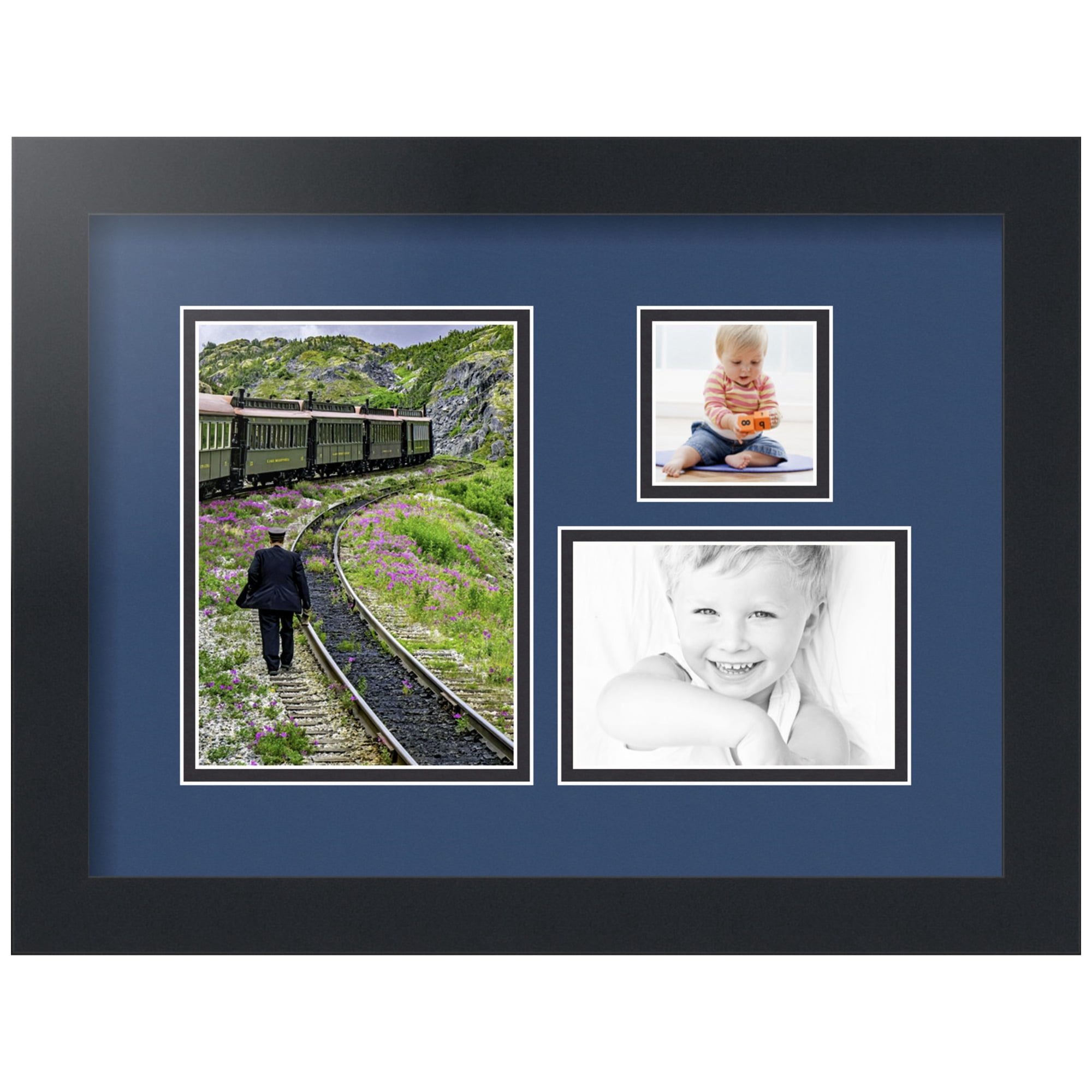 ArtToFrames Collage Photo Picture Frame with 1 - 5x7, 2.5x2.5, 3.5x5 ...