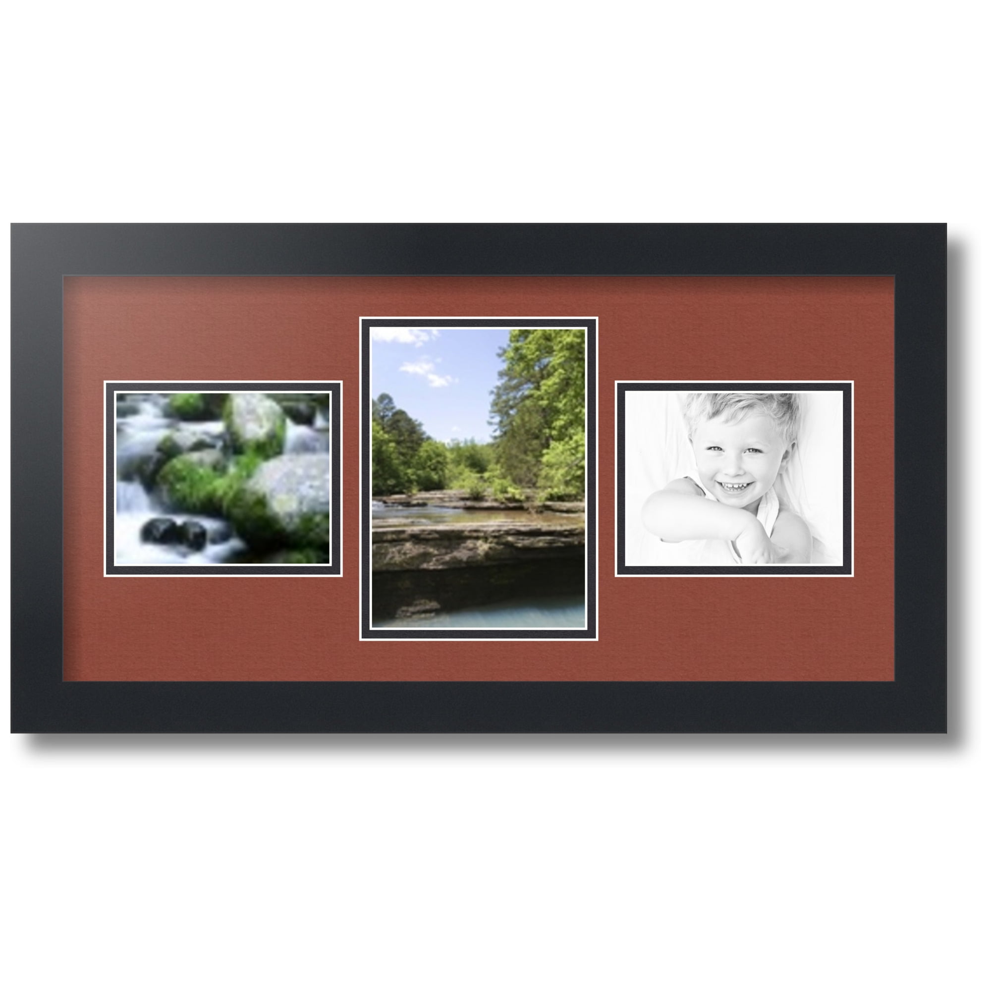 ArtToFrames Collage Photo Picture Frame with 1 - 5x7 and 2 - 4x5 ...