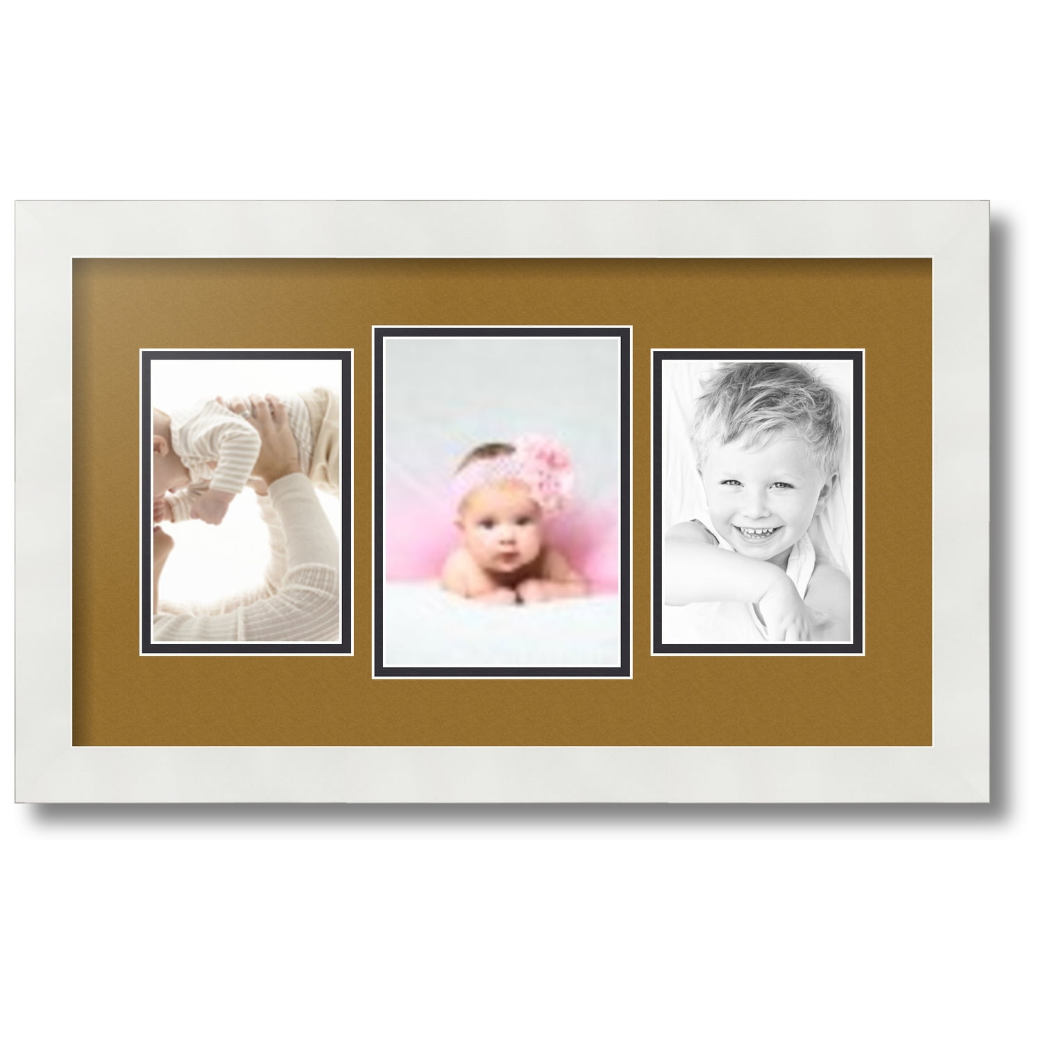 ArtToFrames Collage Photo Picture Frame with 1 - 5x7 and 2 - 4x6 ...