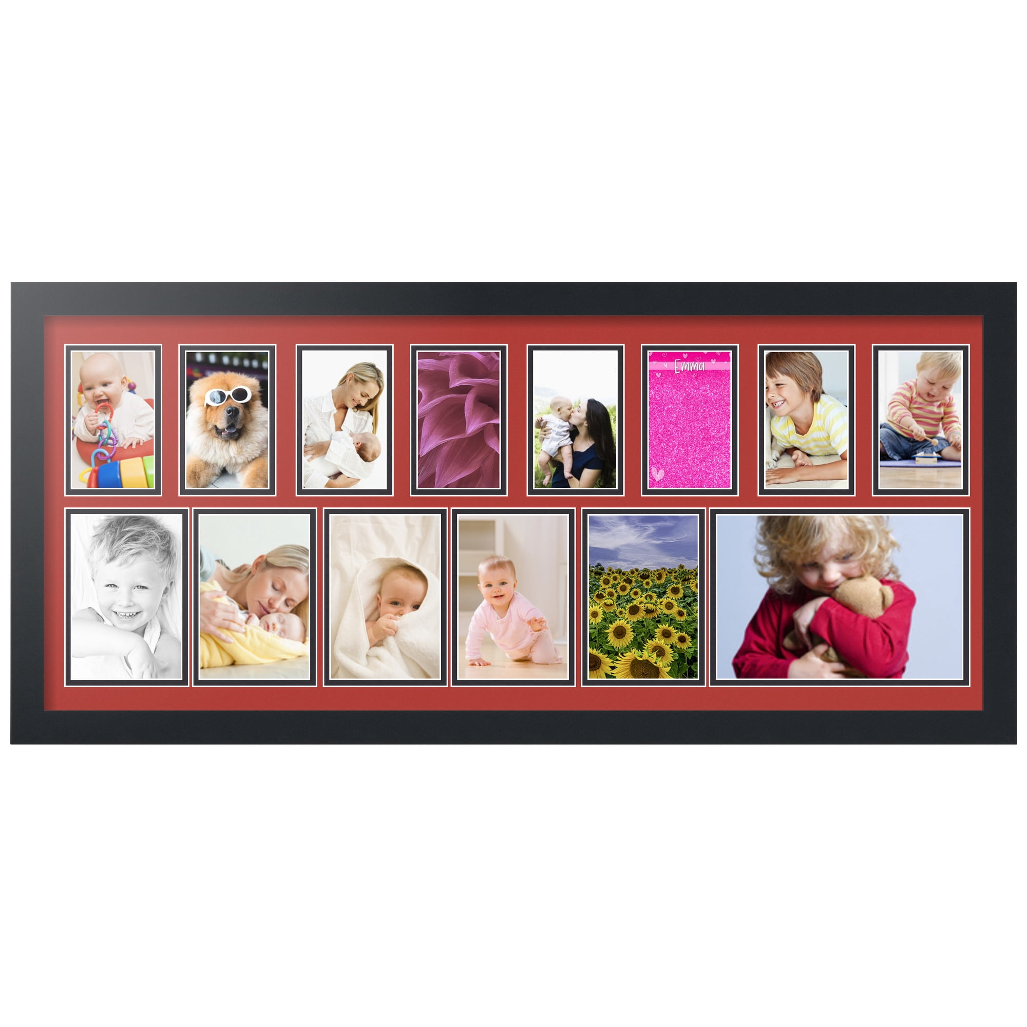 ArtToFrames Collage Photo Picture Frame with 1 - 6x9 and 5 - 4x6 and 8 ...