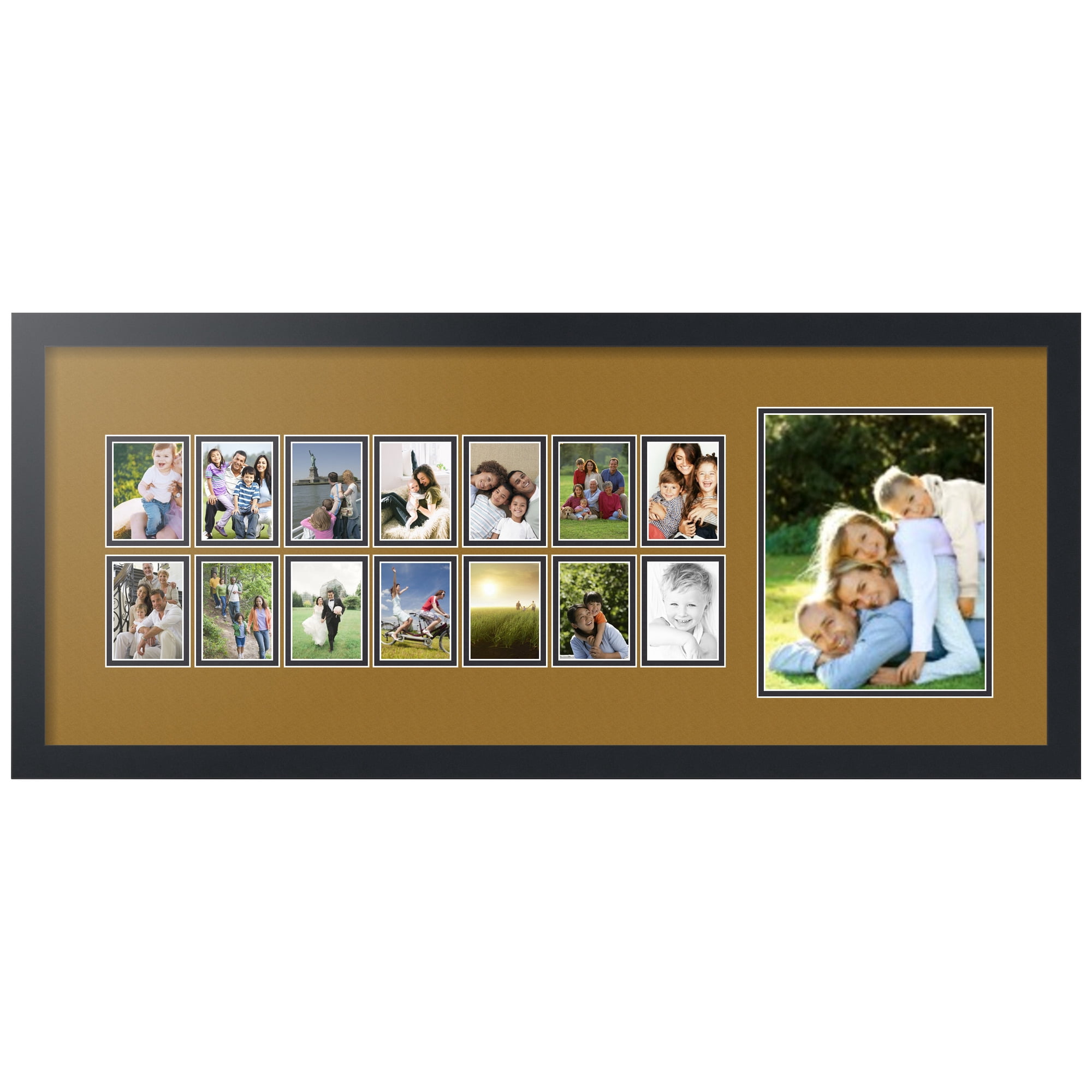 ArtToFrames Collage Photo Picture Frame with 1 - 8x10 and 14 - 2.5x3.5 ...