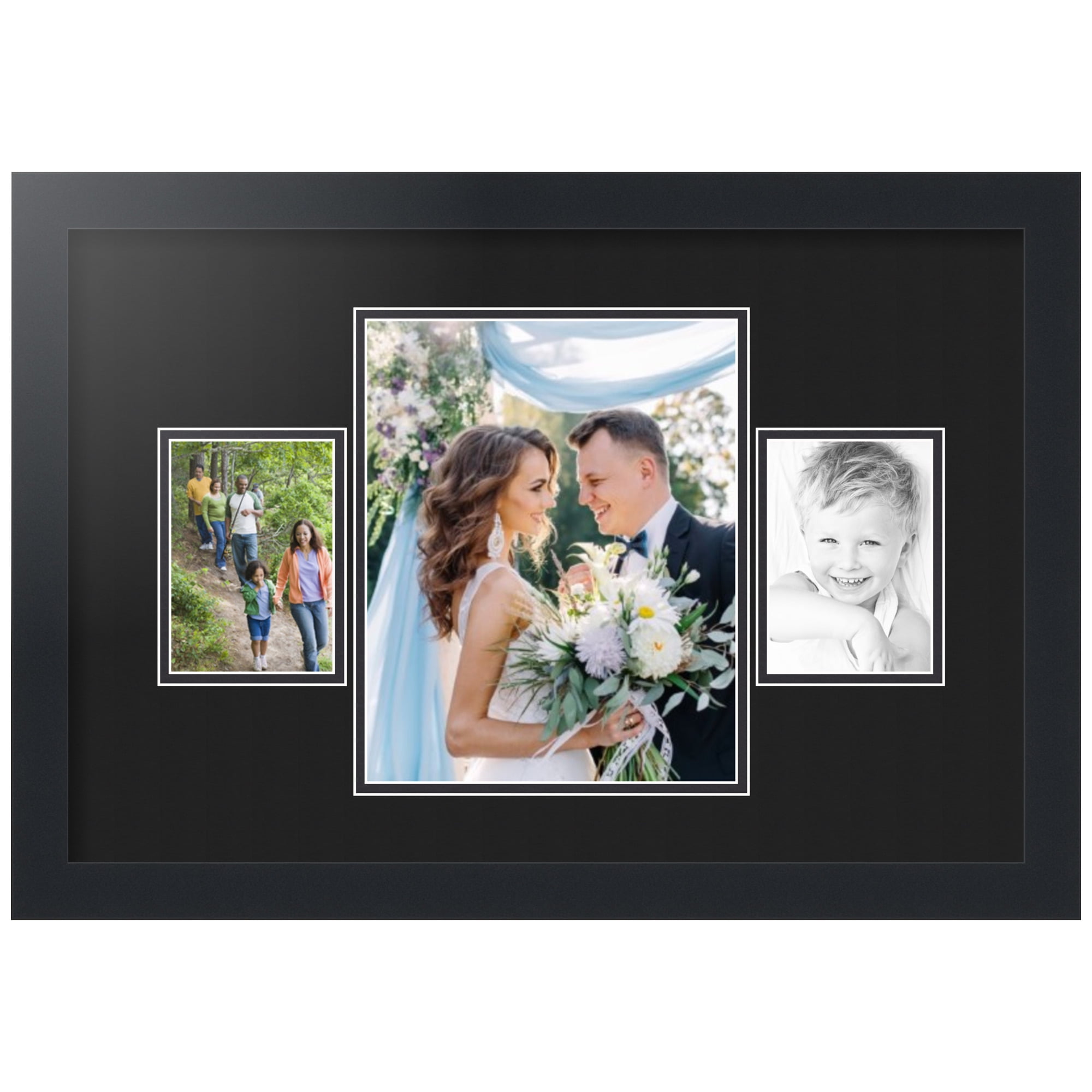 ArtToFrames Collage Photo Picture Frame with 1 - 8x10 and 2 - 3.5x5 ...