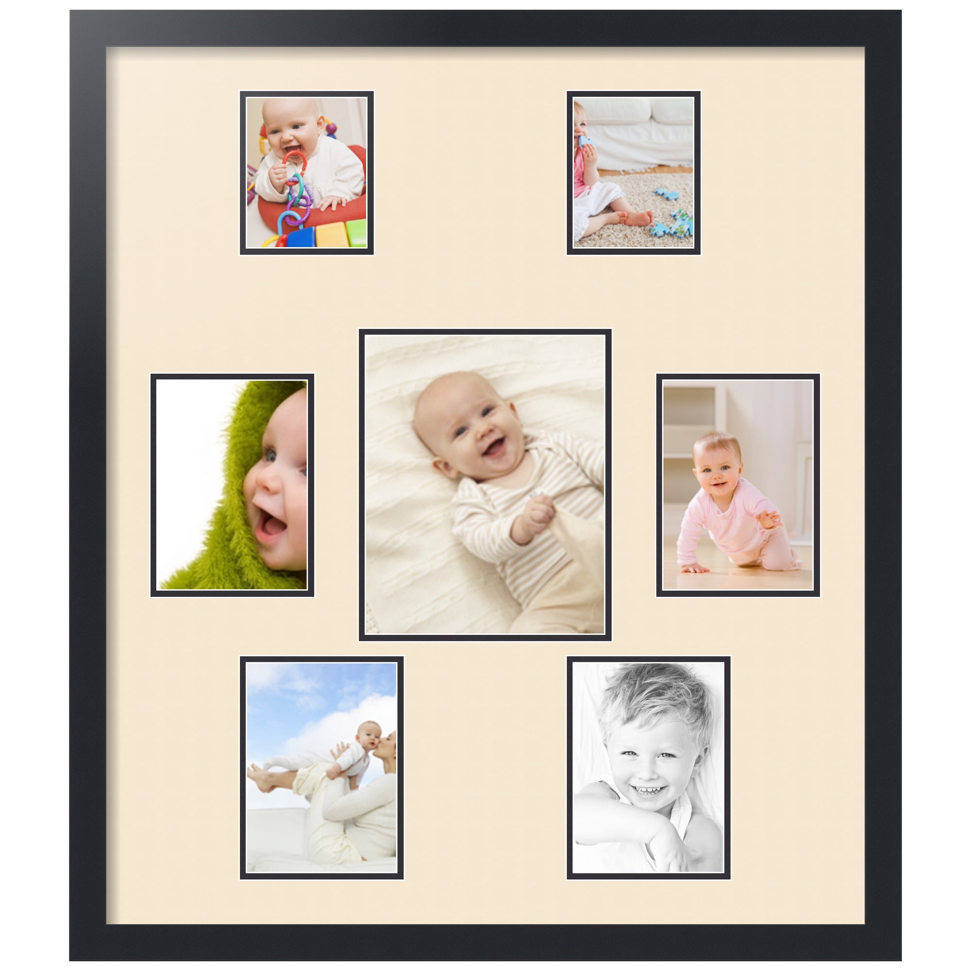 ArtToFrames Collage Photo Picture Frame with 1 - 8x10 and 2 - 4x5 and 4 ...