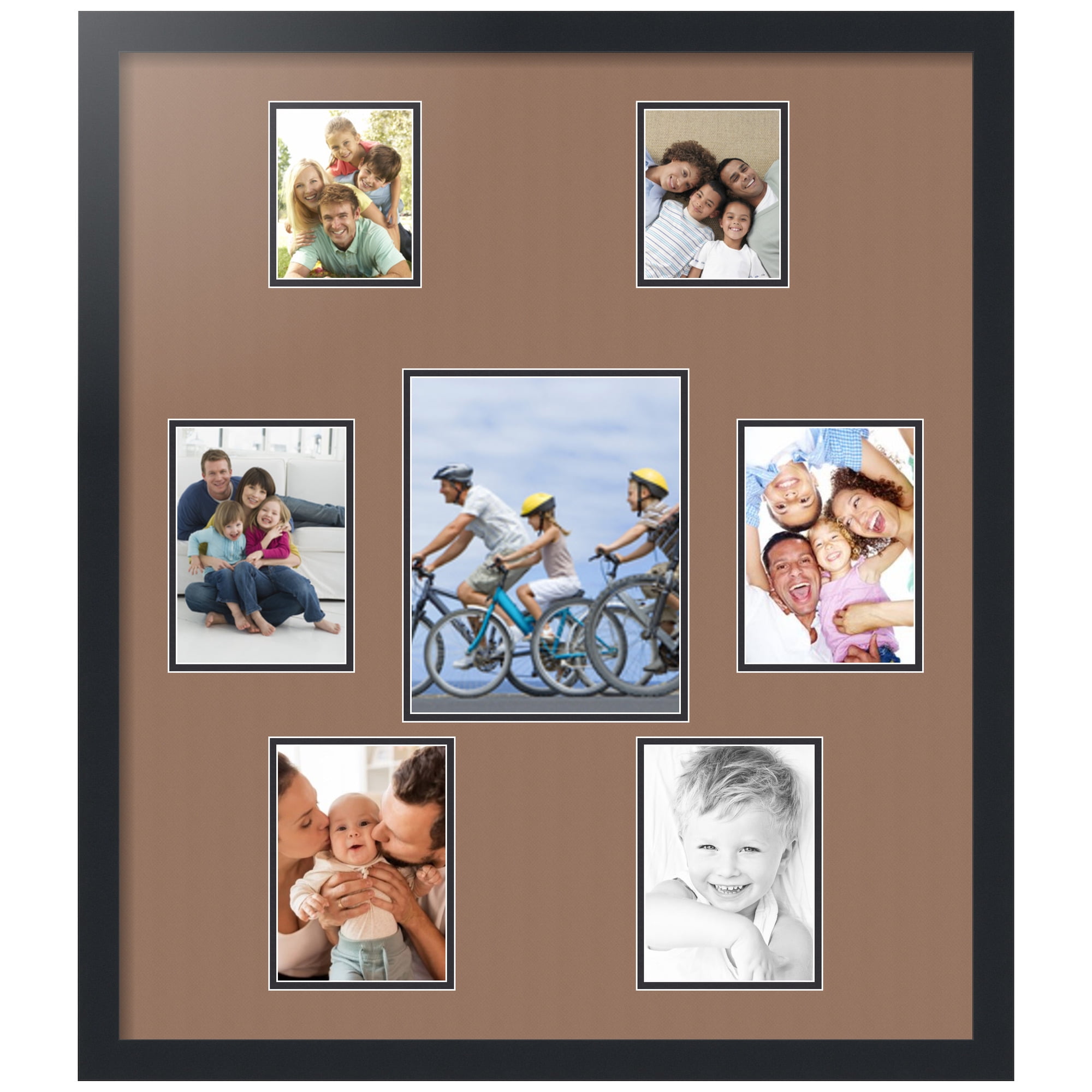 ArtToFrames Collage Photo Picture Frame with 1 - 8x10 and 2 - 4x5 and 4 ...