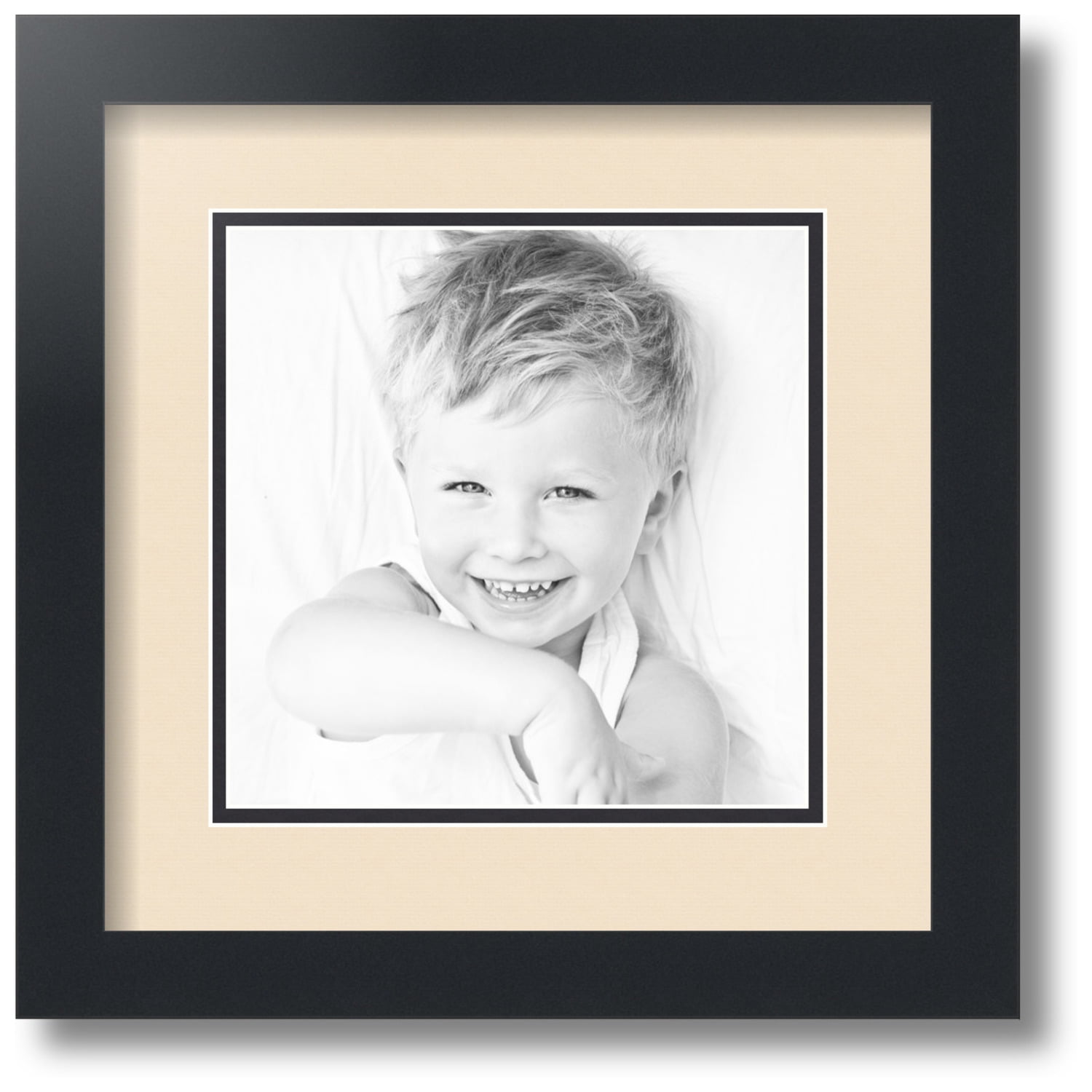 ArtToFrames Collage Photo Picture Frame with 1 - 8x8 Openings, Framed ...